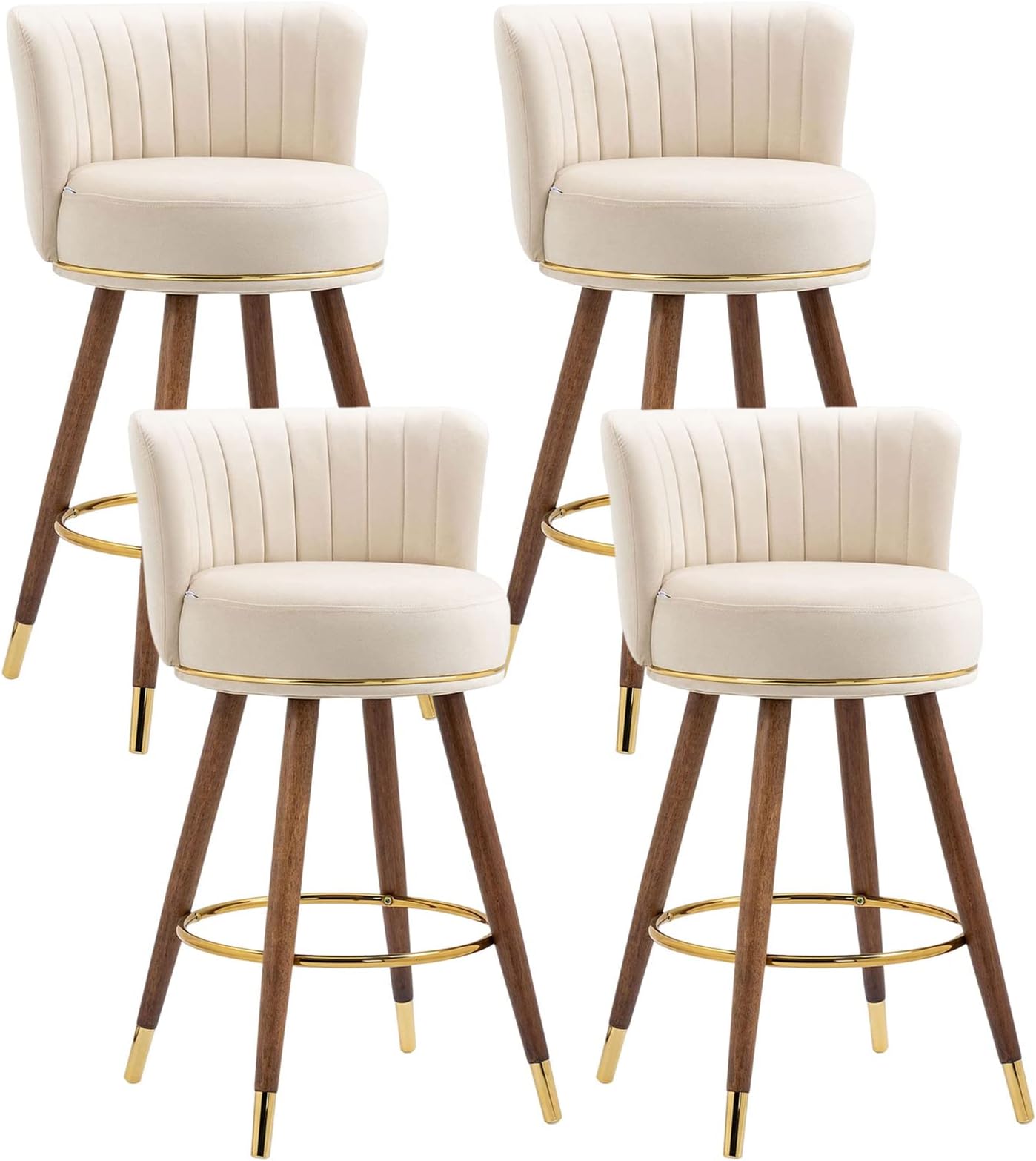 Amazon.com: Cozyman Counter Height Bar Stools Set of 4, 26"H Modern ...