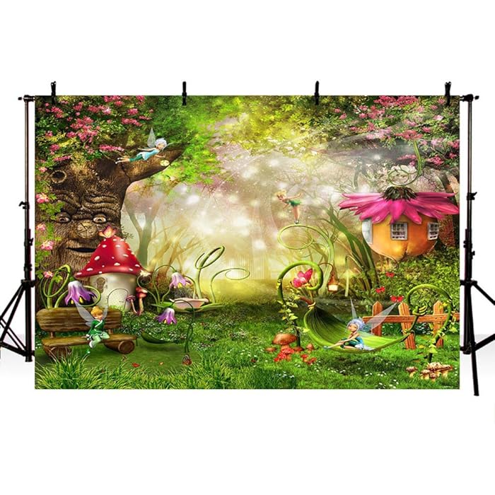 Buy MEHOFOTO Photo Studio Booth Background Fairy Tale Enchanted Forest ...