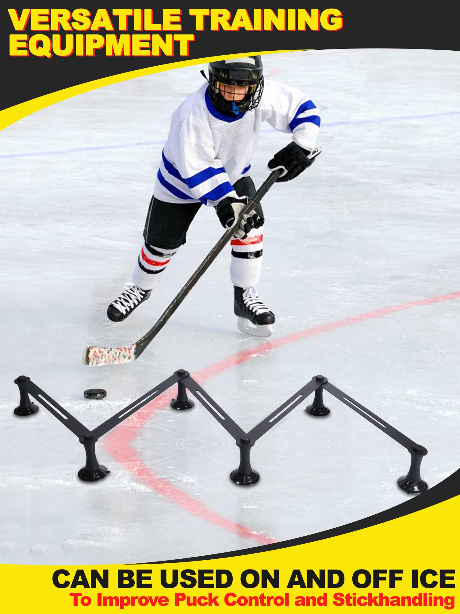 Snapklik.com : Kasifei Versatile Hockey Stickhandling Trainer, Metal ...