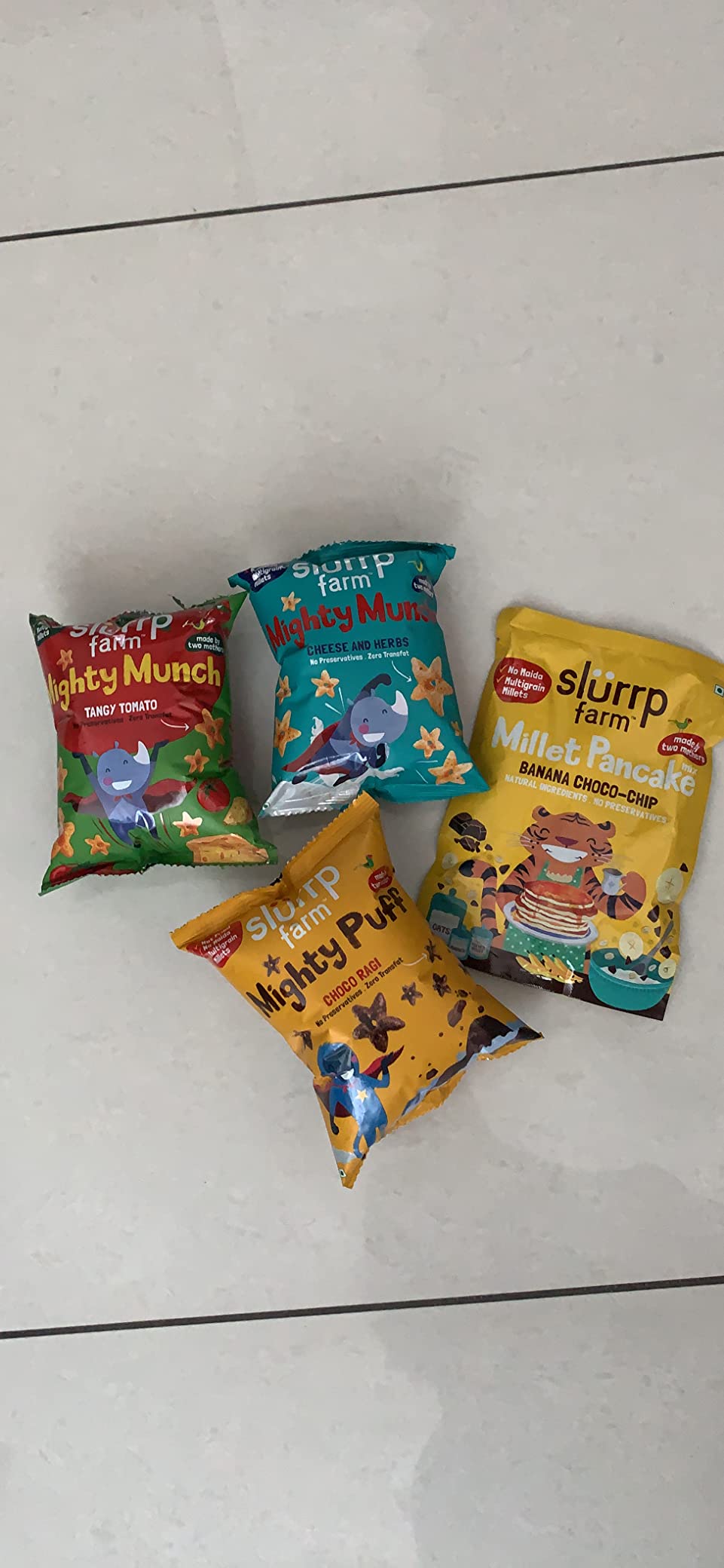 Slurrp Farm Healthy Ragi Snacks | Combo Pack Of 4 - No Maida Banana ...