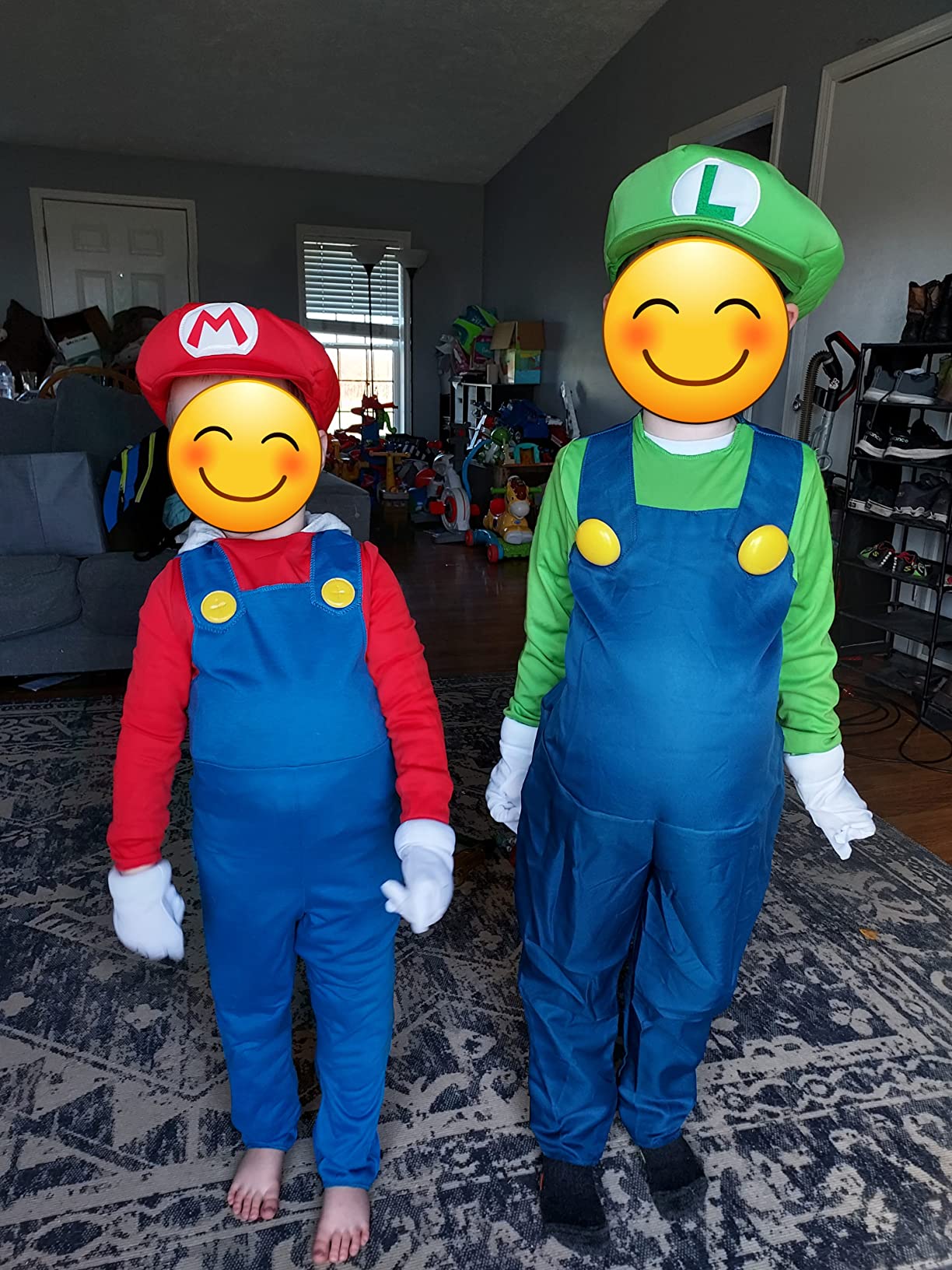 $6/mo - Finance Disguise Nintendo Luigi Deluxe Boys' Costume,Green, L ...