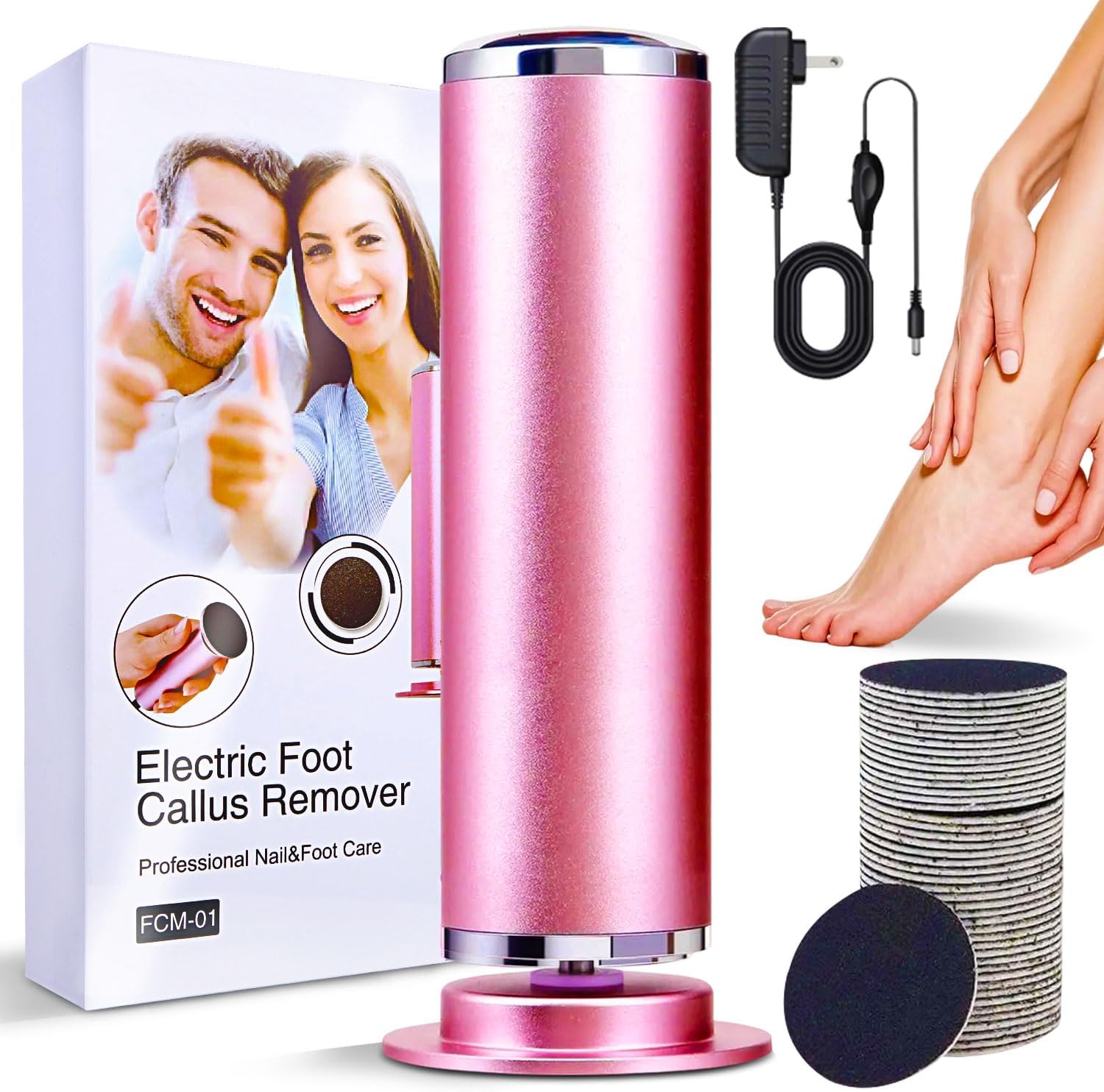 Amazon.com : Dermave Electric Foot Callus Remover, 800RPM Electric Foot ...