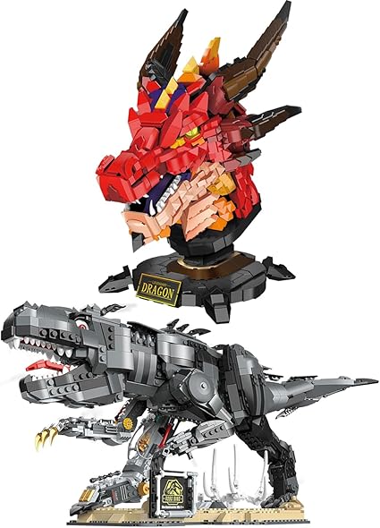 Amazon.com: NUTCRACKER Dragon Building Set for Adult (2713 Pieces ...