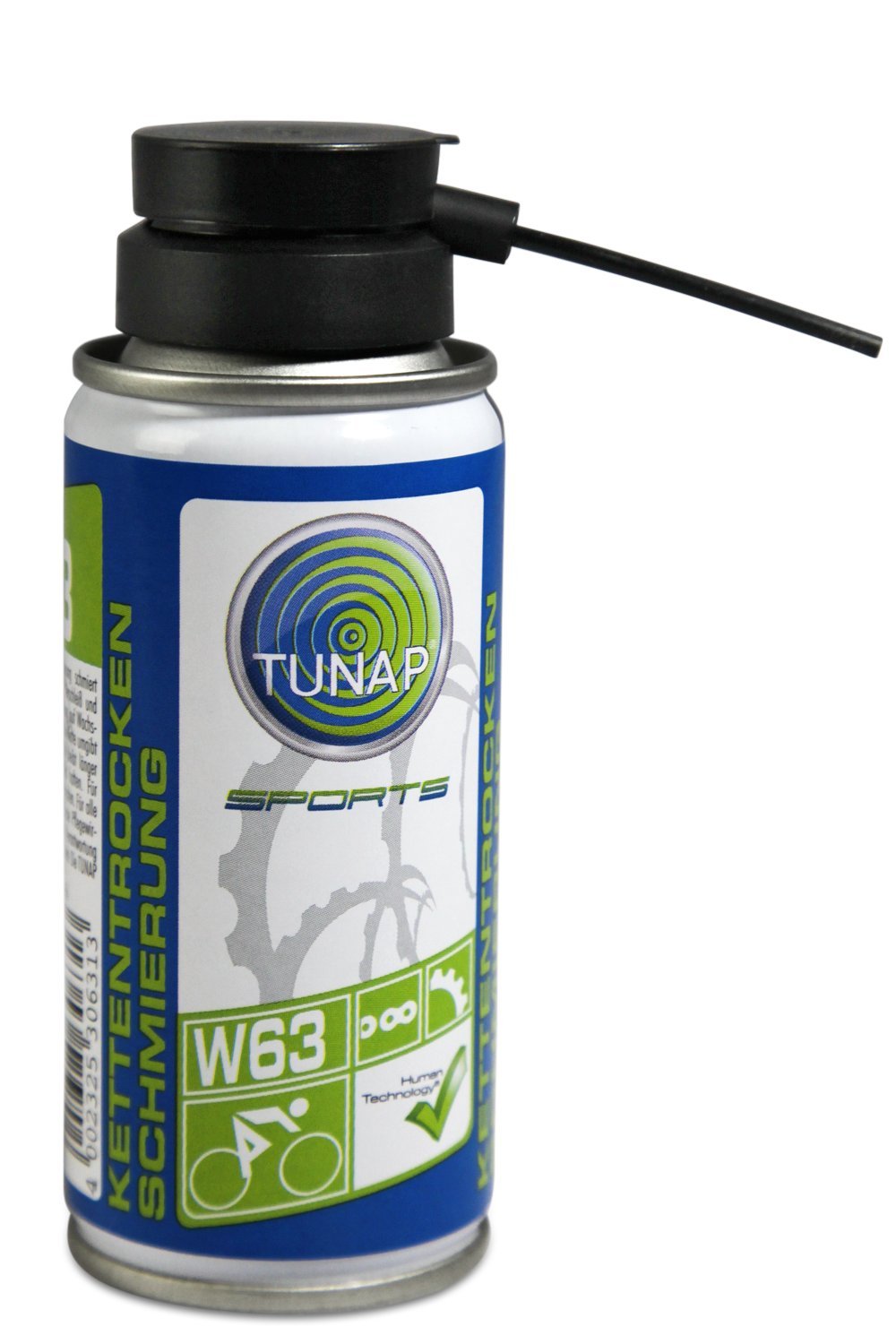 TUNAP SPORTS Kettenwachs, 100 ml | Fahrrad-Trockenschmierung Spray für ...