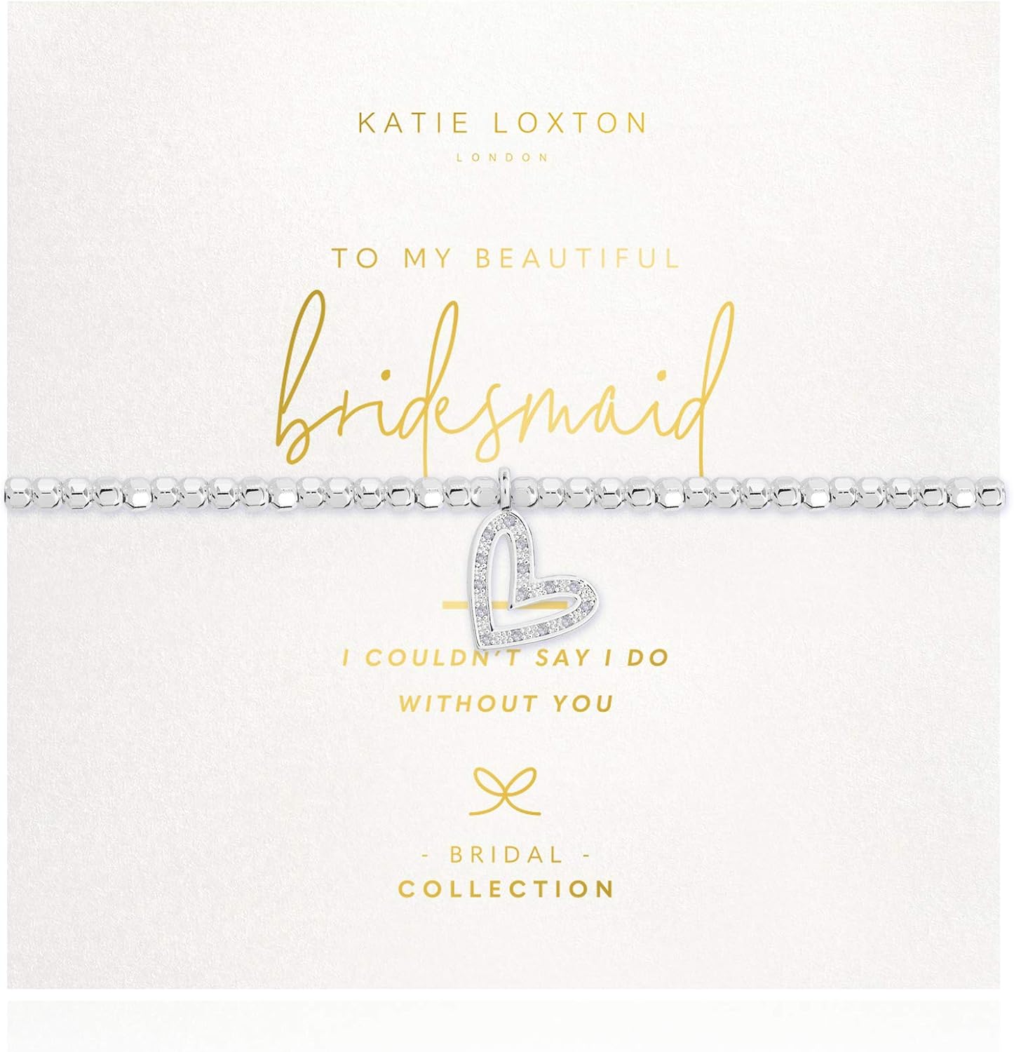 Amazon.com: KATIE LOXTON Bridesmaid Womens Boxed Bridal Stretch ...