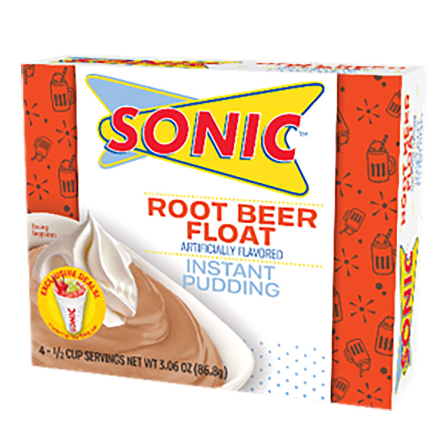 Amazon.com: Sonic Instant Pudding, Root Beer Float, 3.06 OZ (6 ...