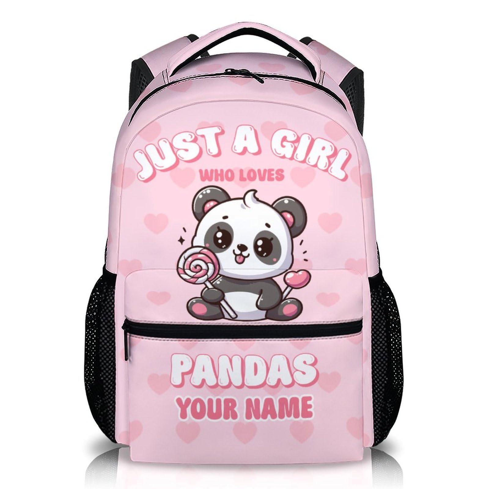 Amazon.com | Wedinosaurnes School Backpack for Girls - Custom Panda ...