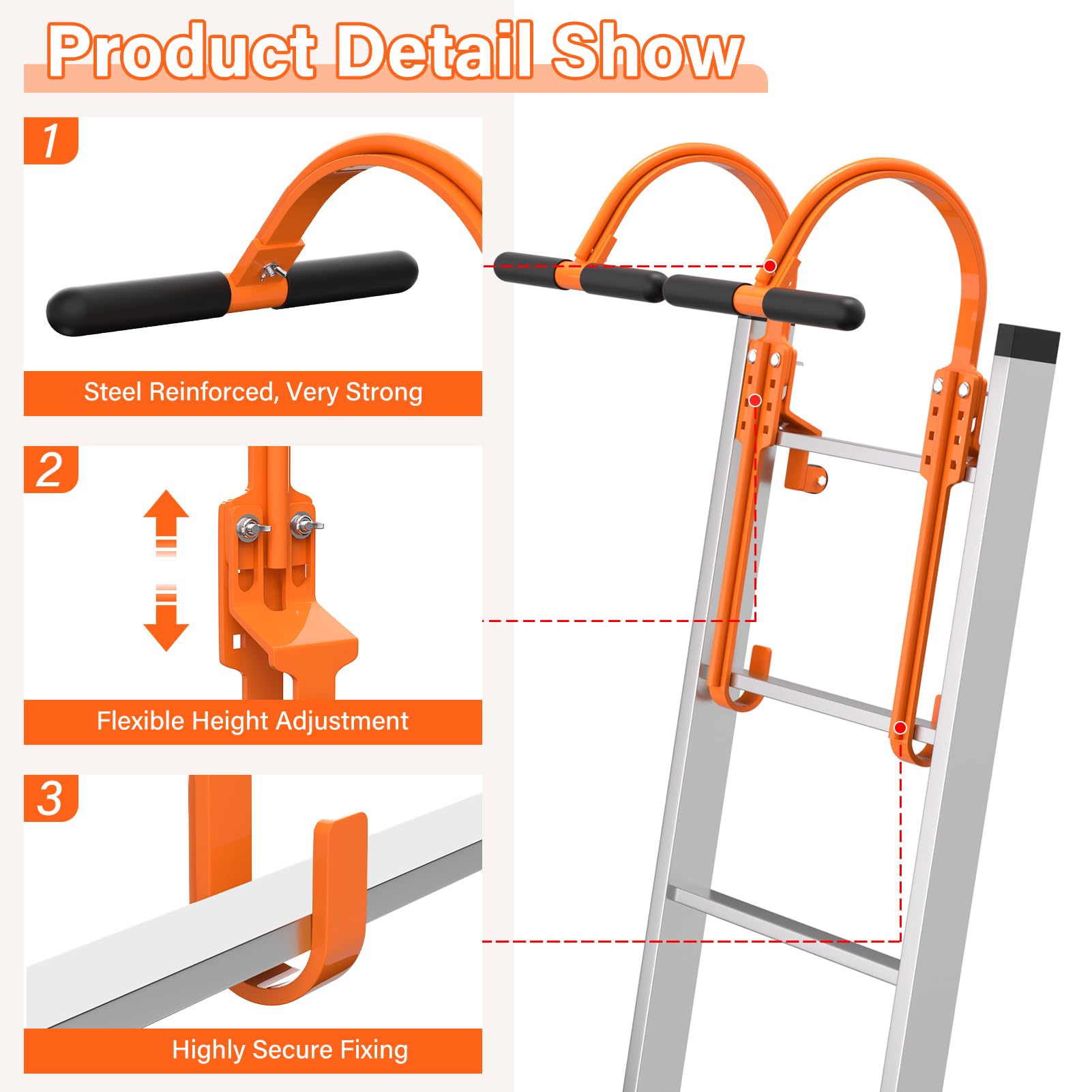 Ladder Safety Hooks Anchoring Hook For «Souplechelle» Ladder Dimos