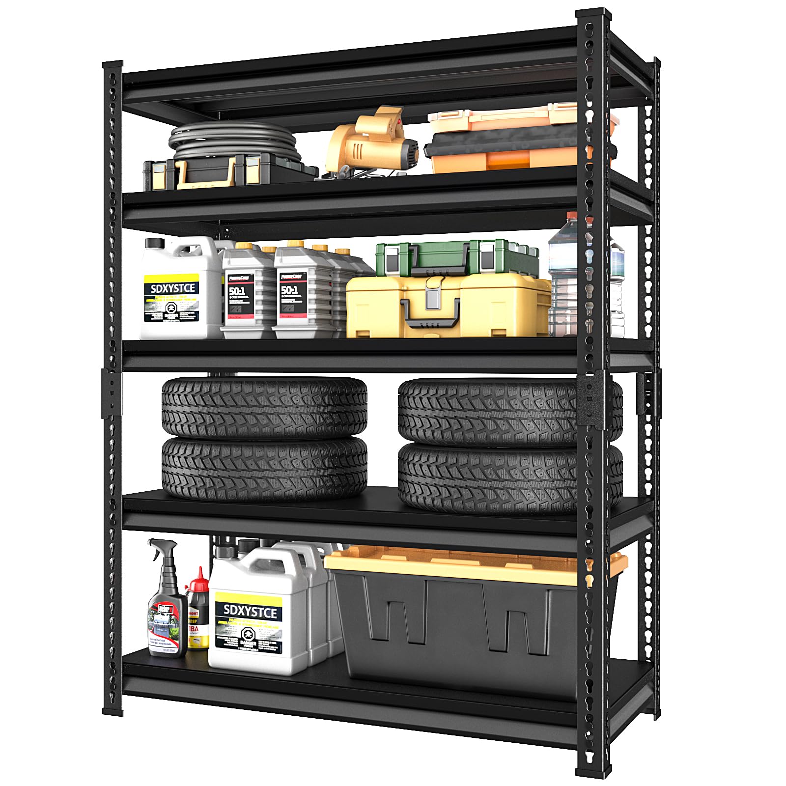 Amazon.com: SDXYSTCE Garage Shelving Heavy Duty 2500LBS Loads, 48" W ...
