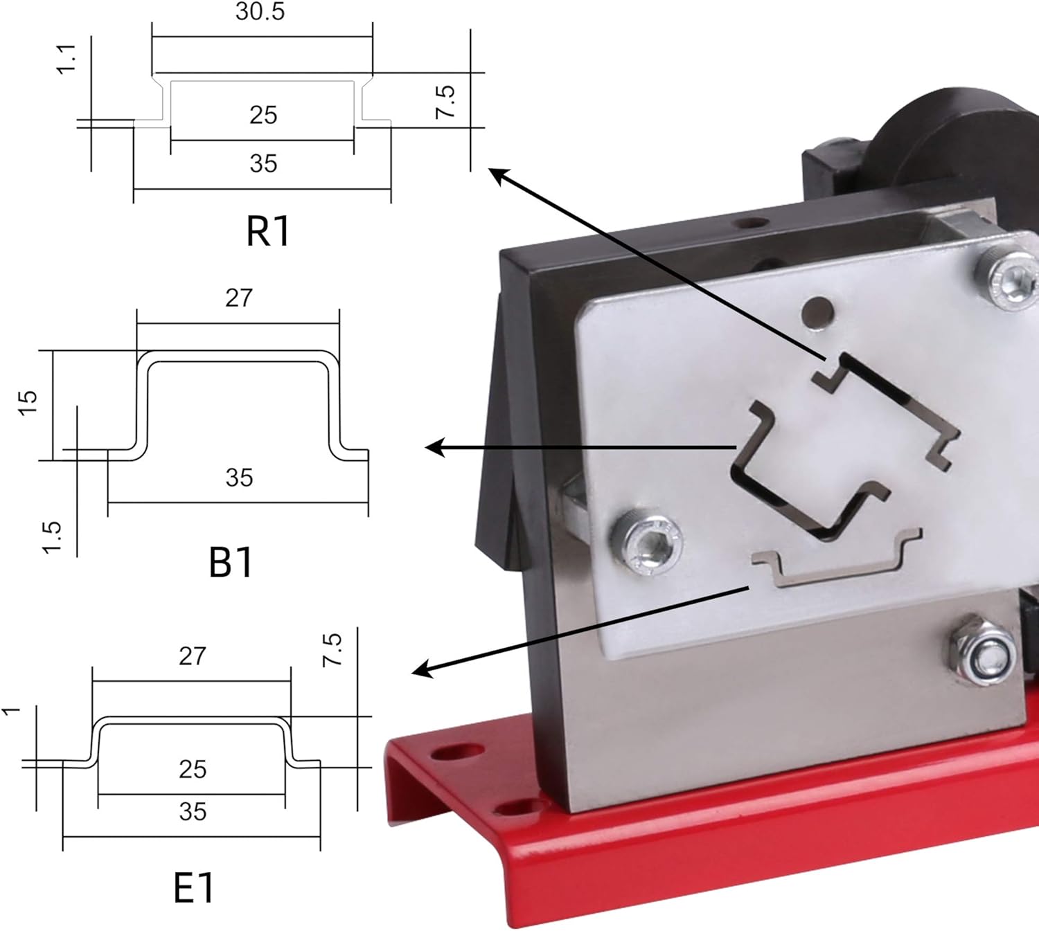 DIN Rail Cutter Tool for Cutting with Guide and measuring ruler ...
