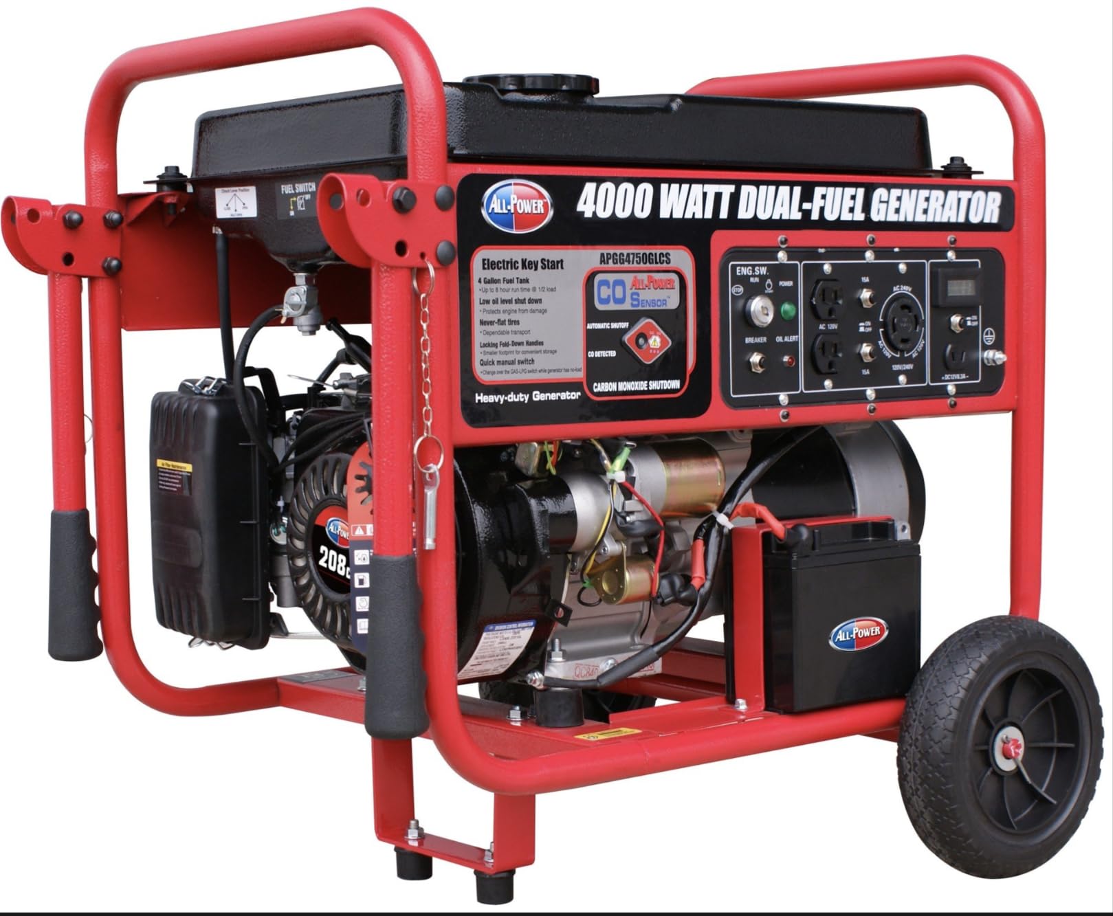 Amazon.com : All Power, APGG4000, 4000-Watt Gasoline Powered Portable ...