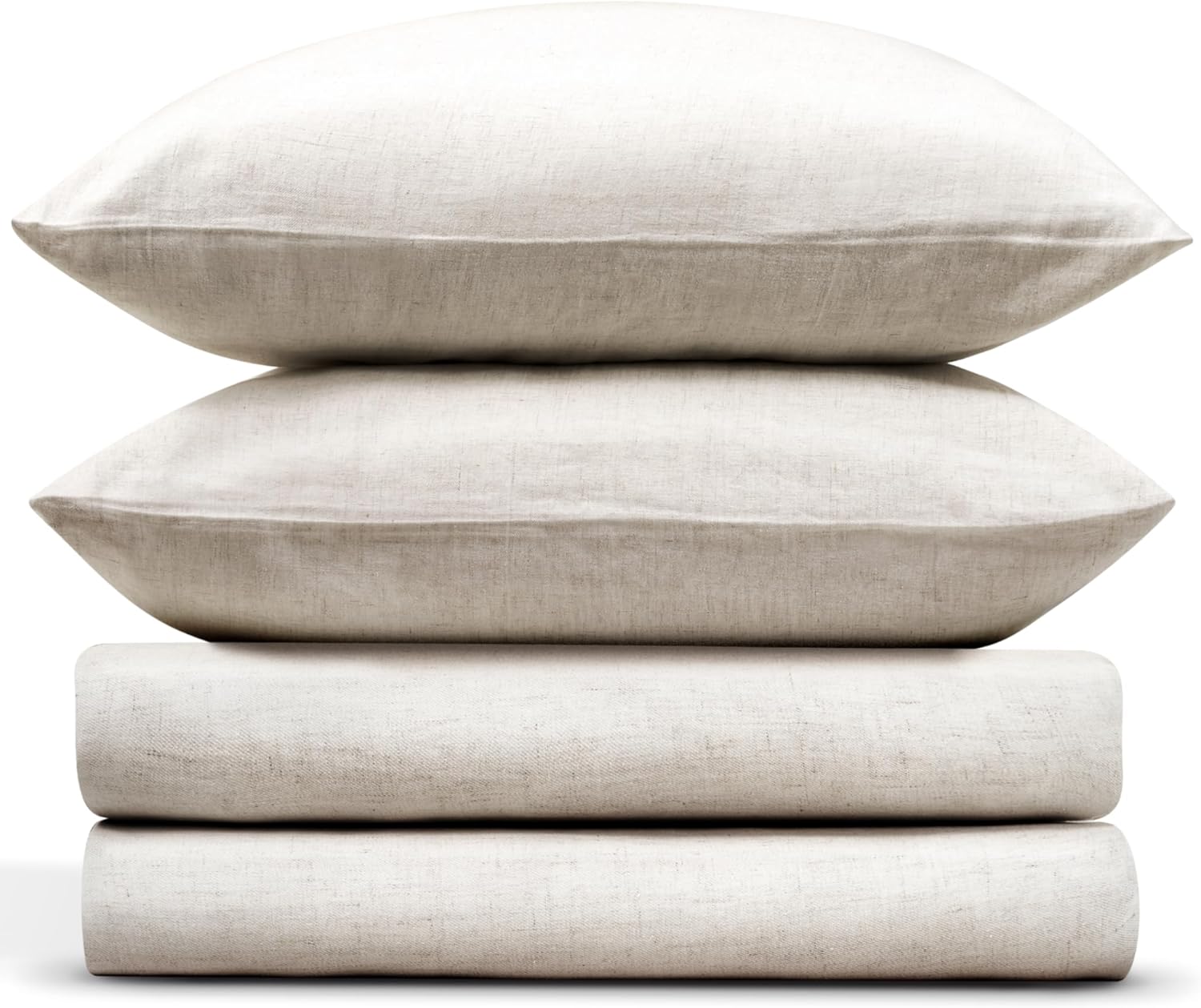 Amazon.com: Lavish Comforts® Linen Duvet Cover King Set│ Luxury Blend ...