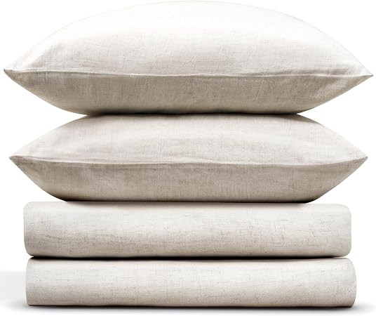 Amazon.com: Lavish Comforts® Linen Duvet Cover King Set│ Luxury Blend ...