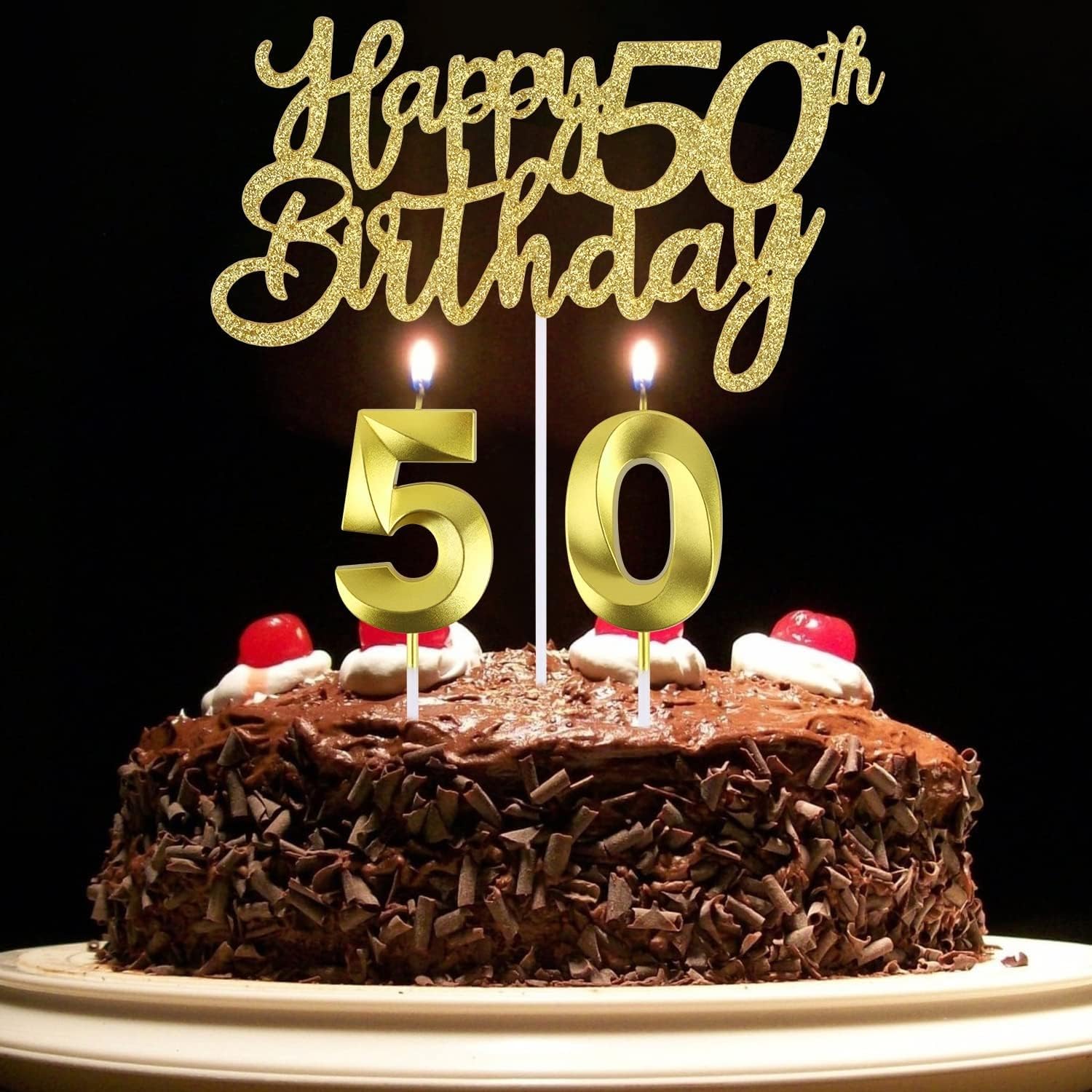 Clipart Of Birthday Cake With 50 Candles