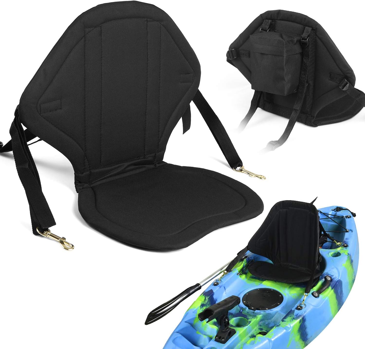 Amazon.com: DMC Decals Universal Kayak Seat, Detachable Kayak Seat ...