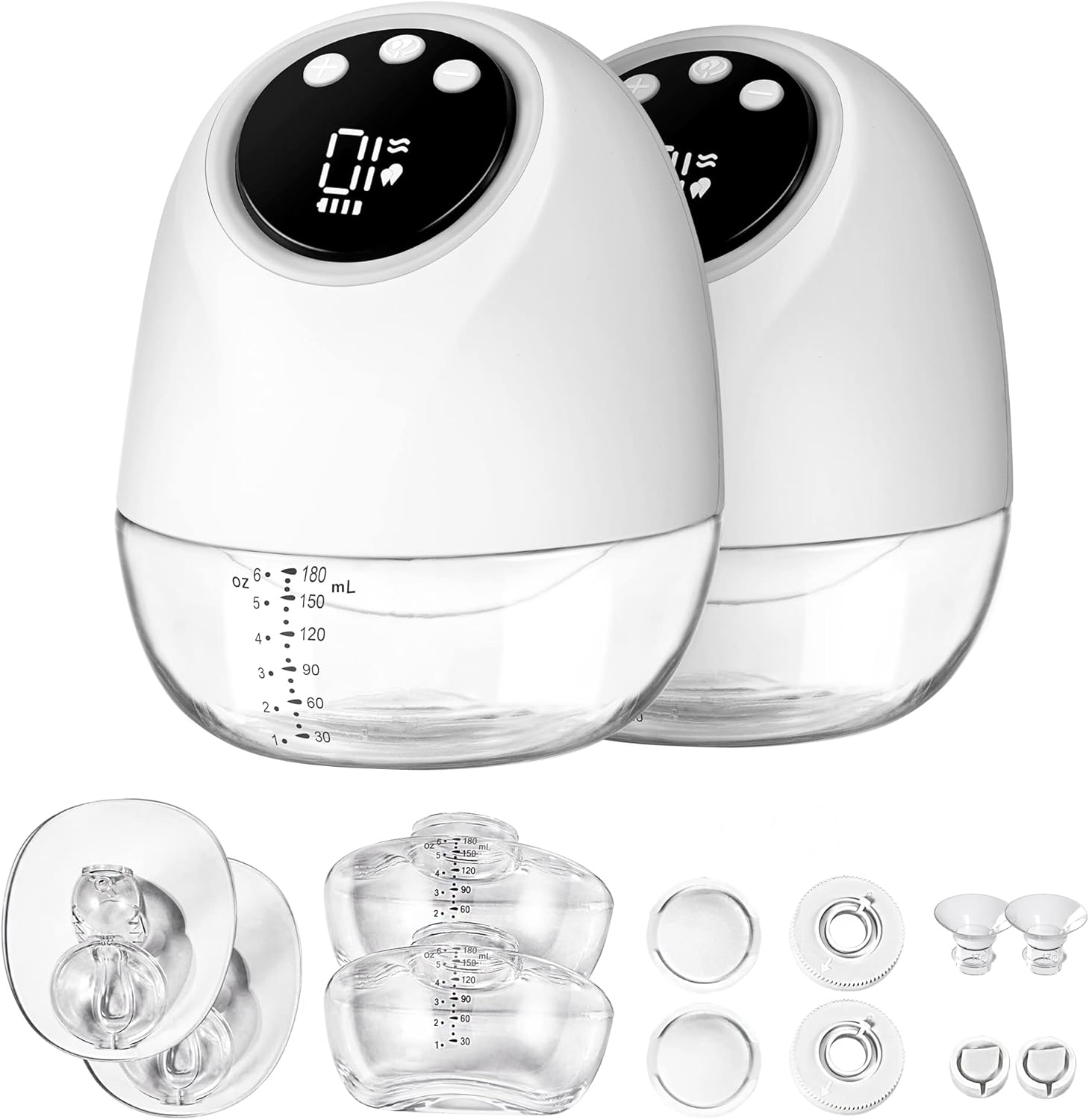 Amazon.com : ACWIWIL Double Electric Wearable Breast Pump, Portable Electric Hands Free Breast ...