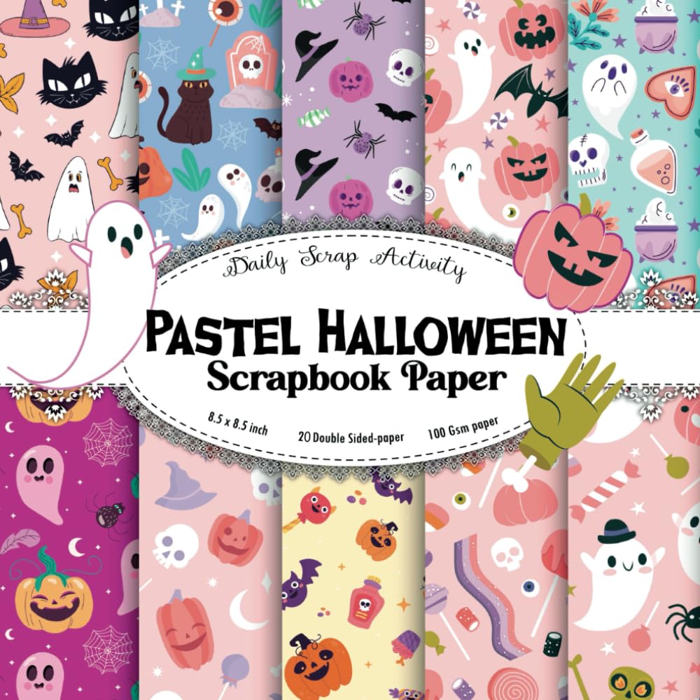 Fall Decoupage Paper For Crafts Aazon.co : Whaline 60 Sheet Horror ...