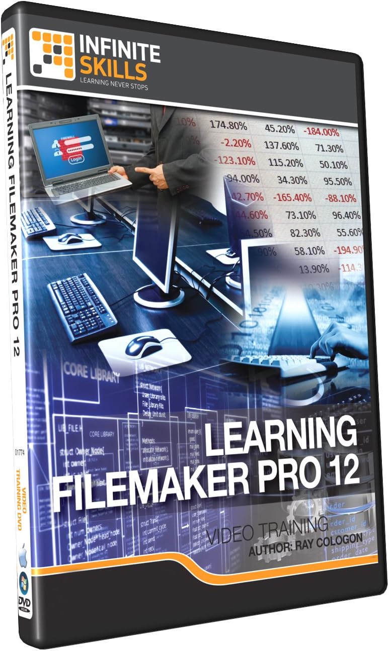 Learning Filemaker Pro 12 Training Dvd Software