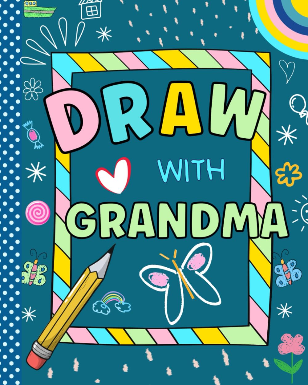 Draw With Grandma: Doodle Book For Two | Grandmother And Grandchild ...