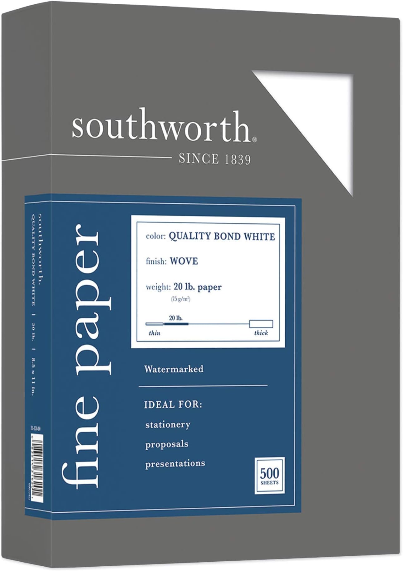 Amazon.com : Southworth Products,Southworth,Fine Quality Bond Paper, 20 ...
