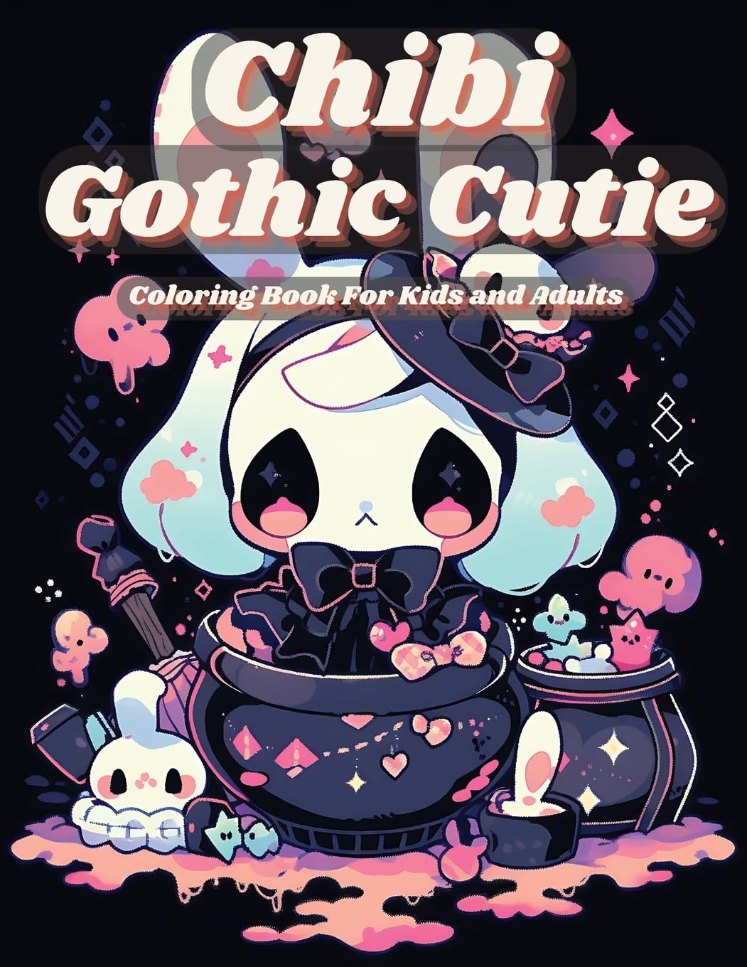 Chibi Gothic Cutie Coloring Book: Enter the Enchanting Realm of Kawaii ...