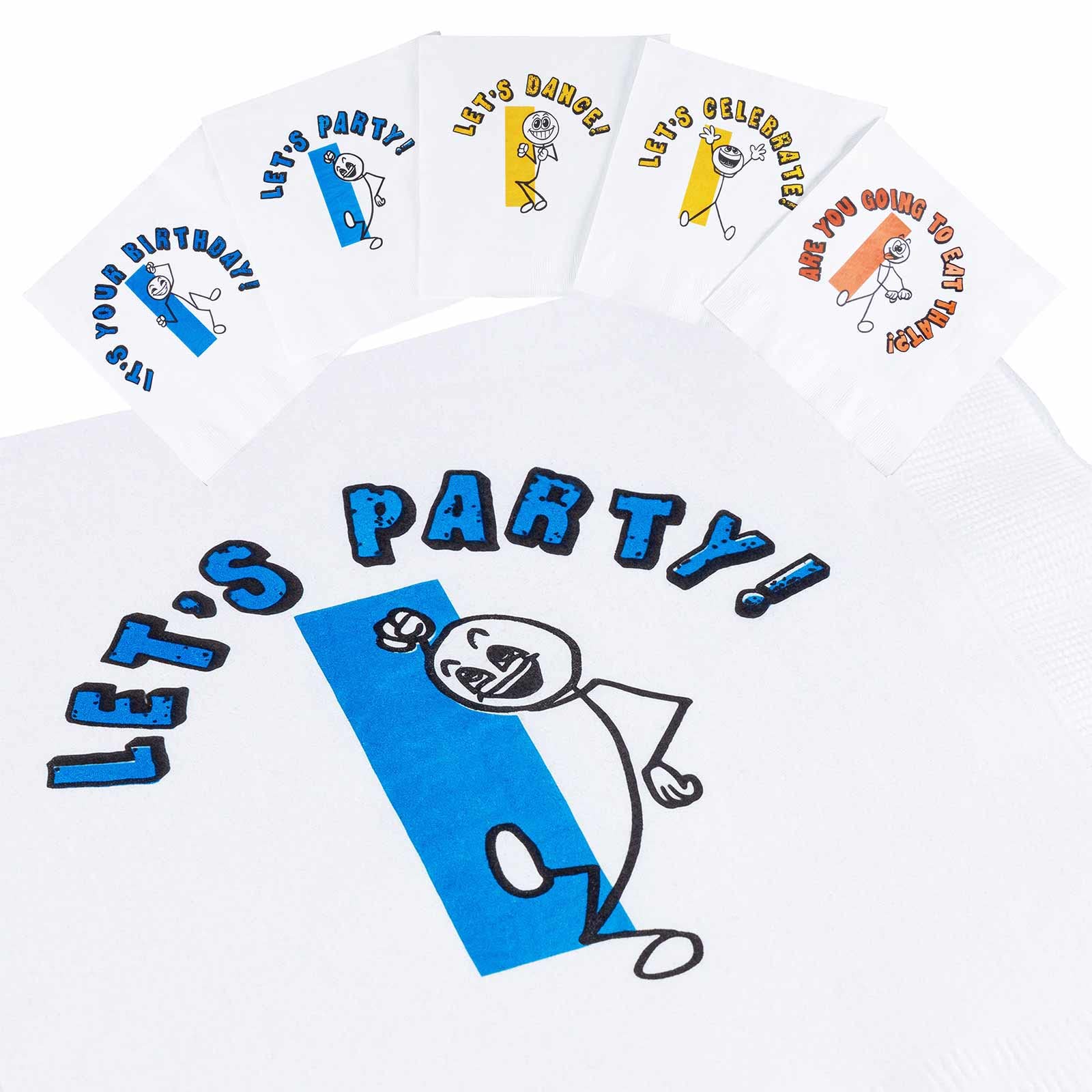 FUN NAPS - Fun Decorative 2-Ply Paper Napkins, Great for Celebrating ...