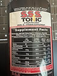 Amazon.com: S.S.S. Tonic, Iron and Vitamin B Supplement, High Potency ...