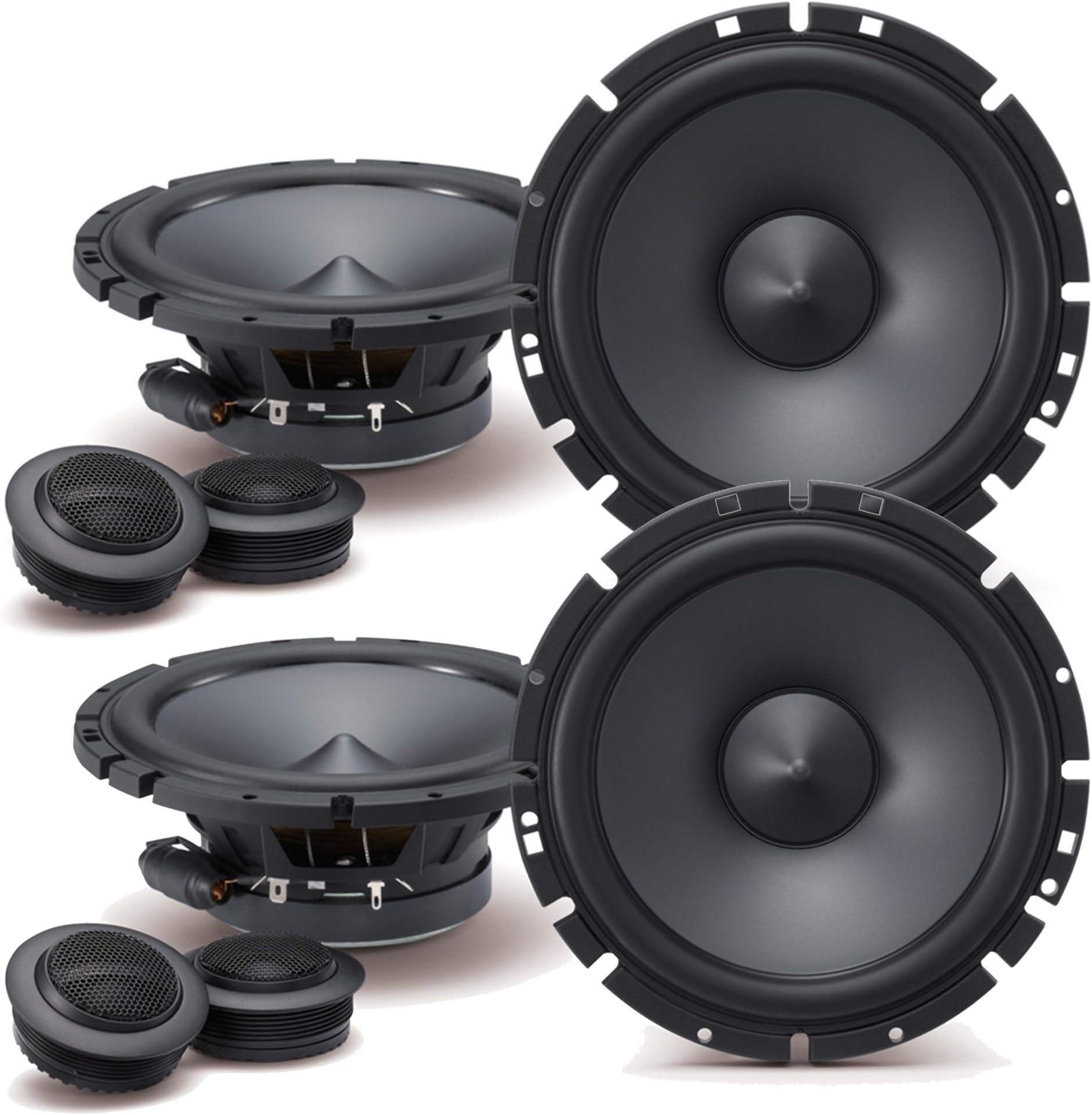 Amazon.com: Alpine SPS-610C 6-1/2" Component 2-Way Speaker System (Pair ...