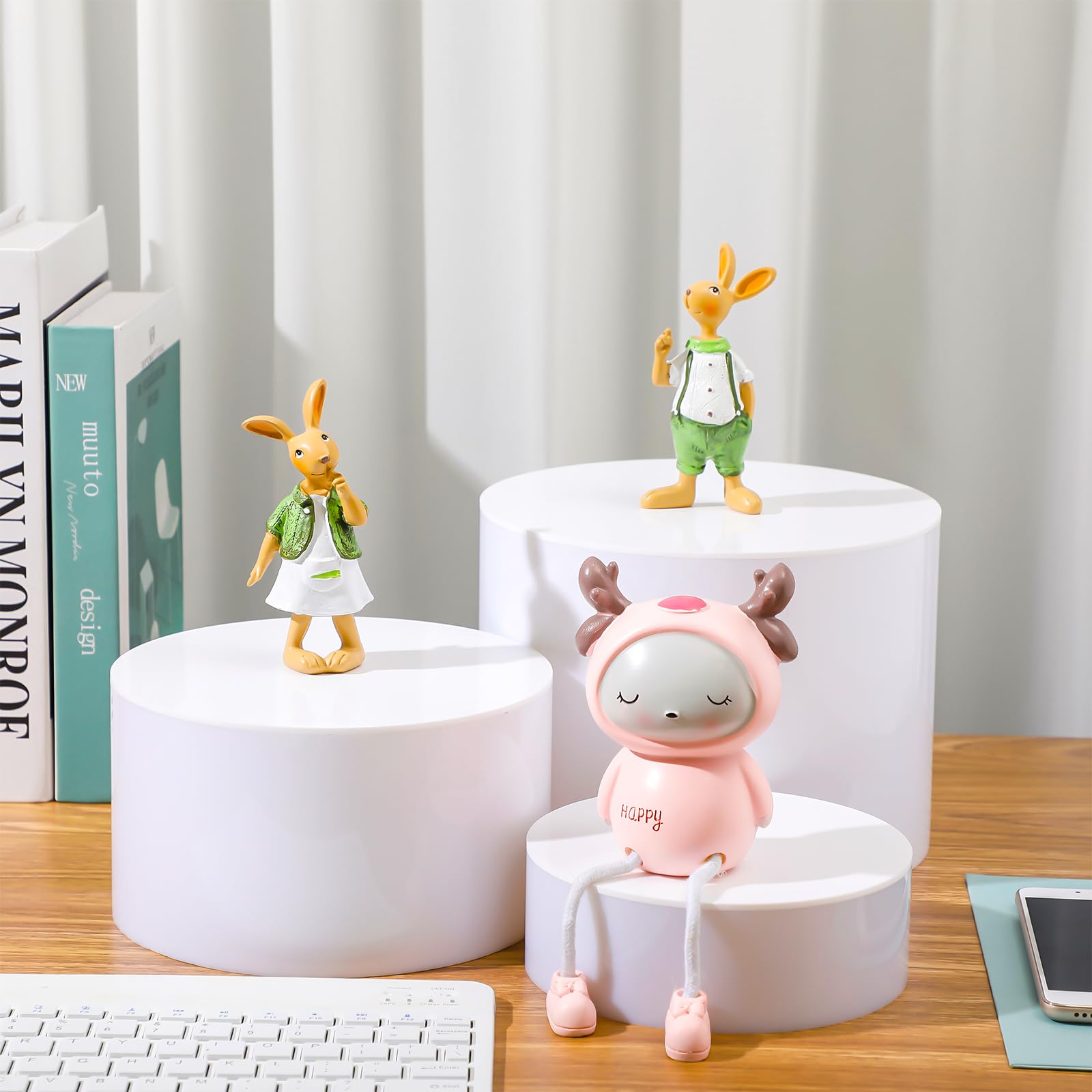 Weysat Acrylic Risers for Display Round Cake Dessert Stand, Food Risers ...