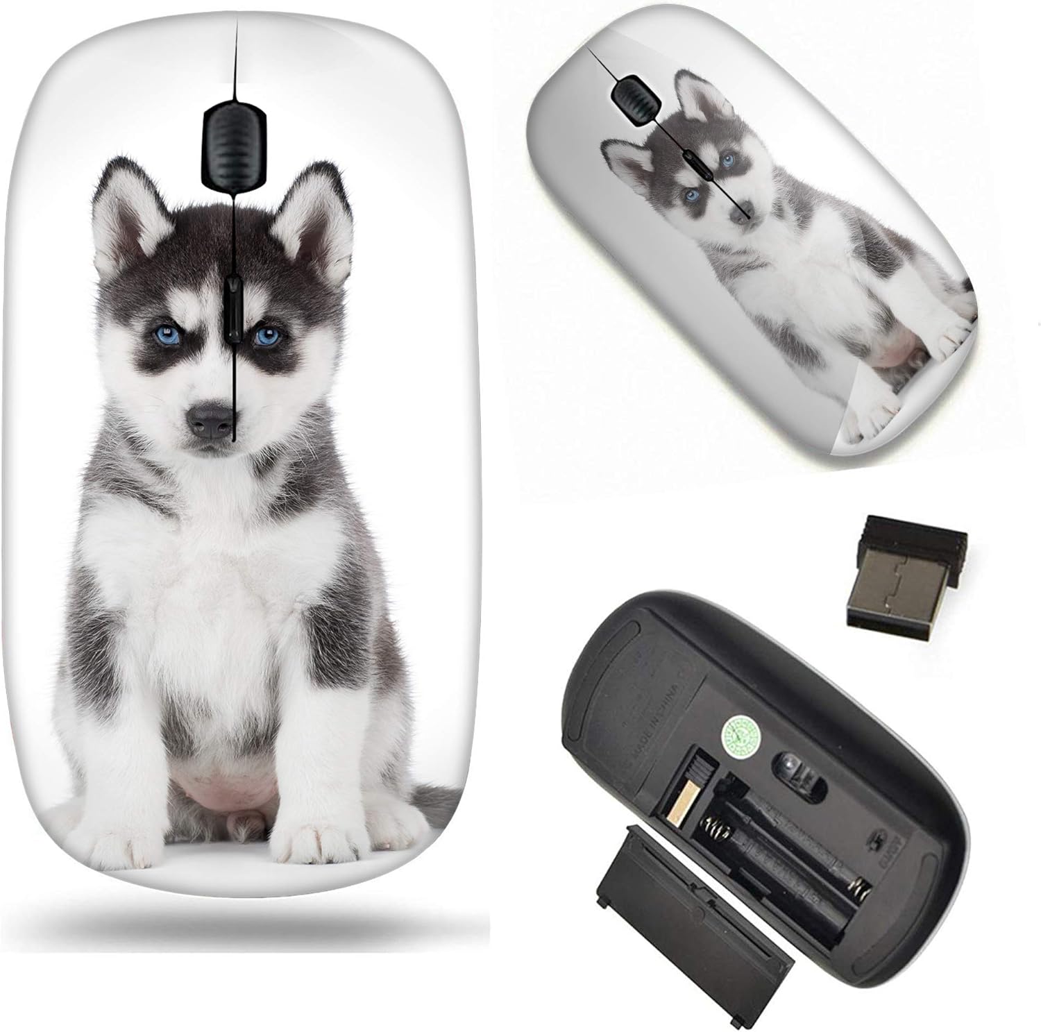 Amazon.com: 2.4G Slim Wireless Mouse with Nano Receiver , Portable ...