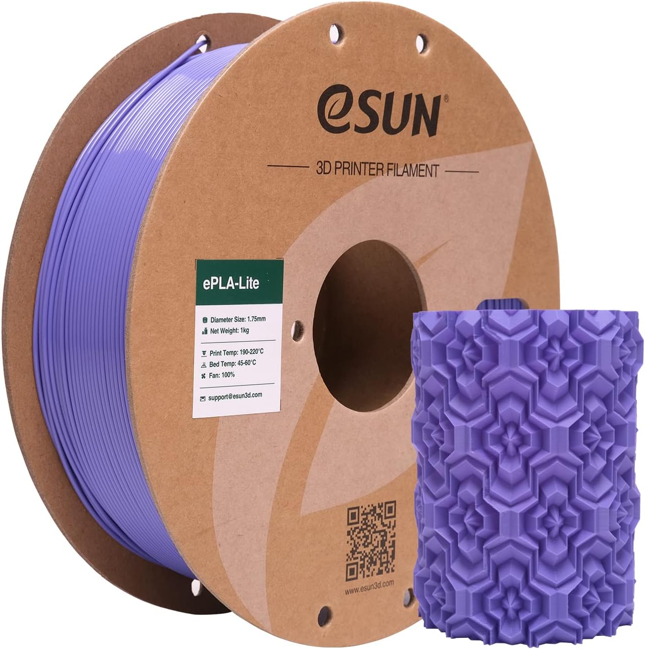 eSUN PLA Filament 1.75mm, 3D Printer Filament Upgraded PLA Filament ...