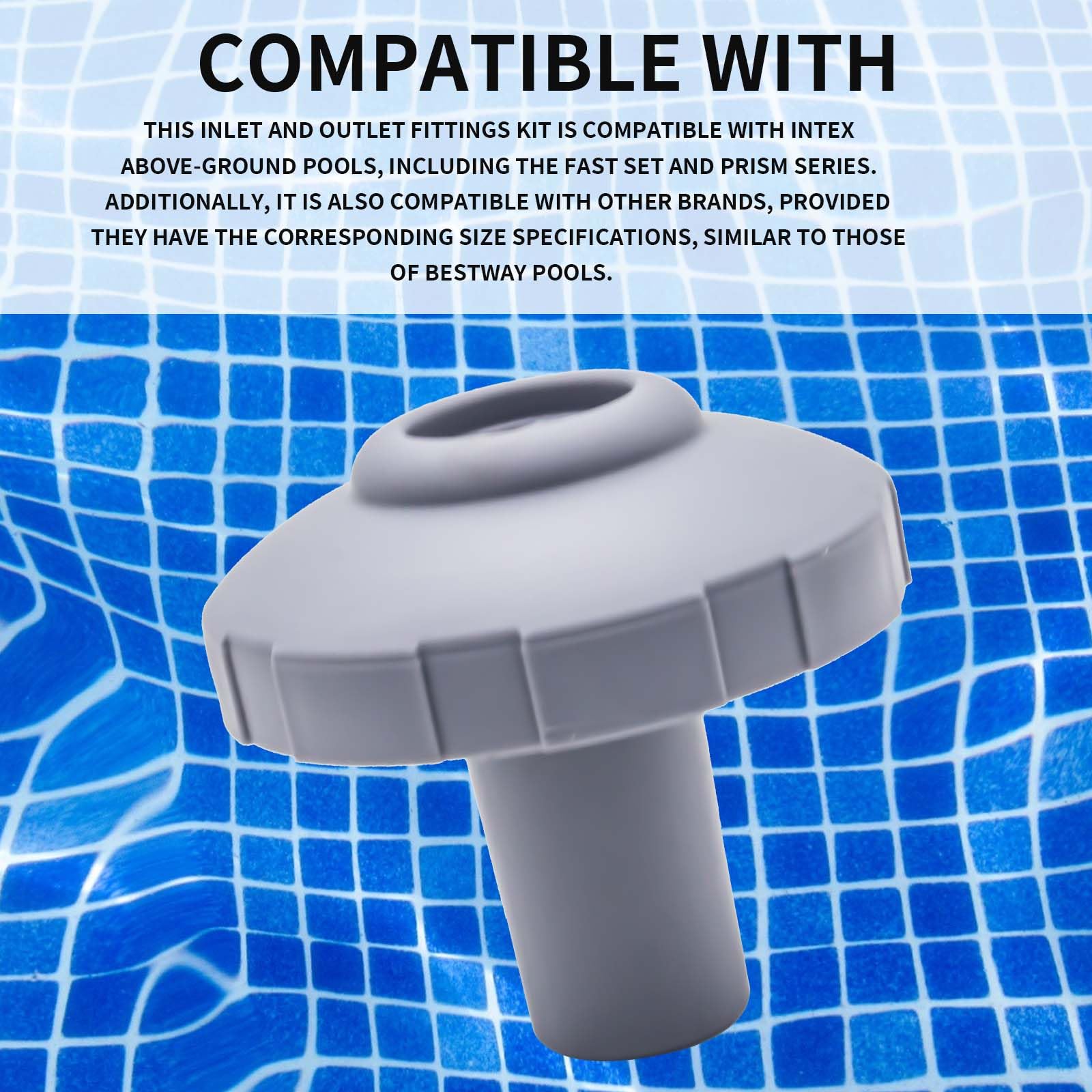 Snapklik.com : Nvmw Swimming Pool Water Jet Connector Replacement Kits ...