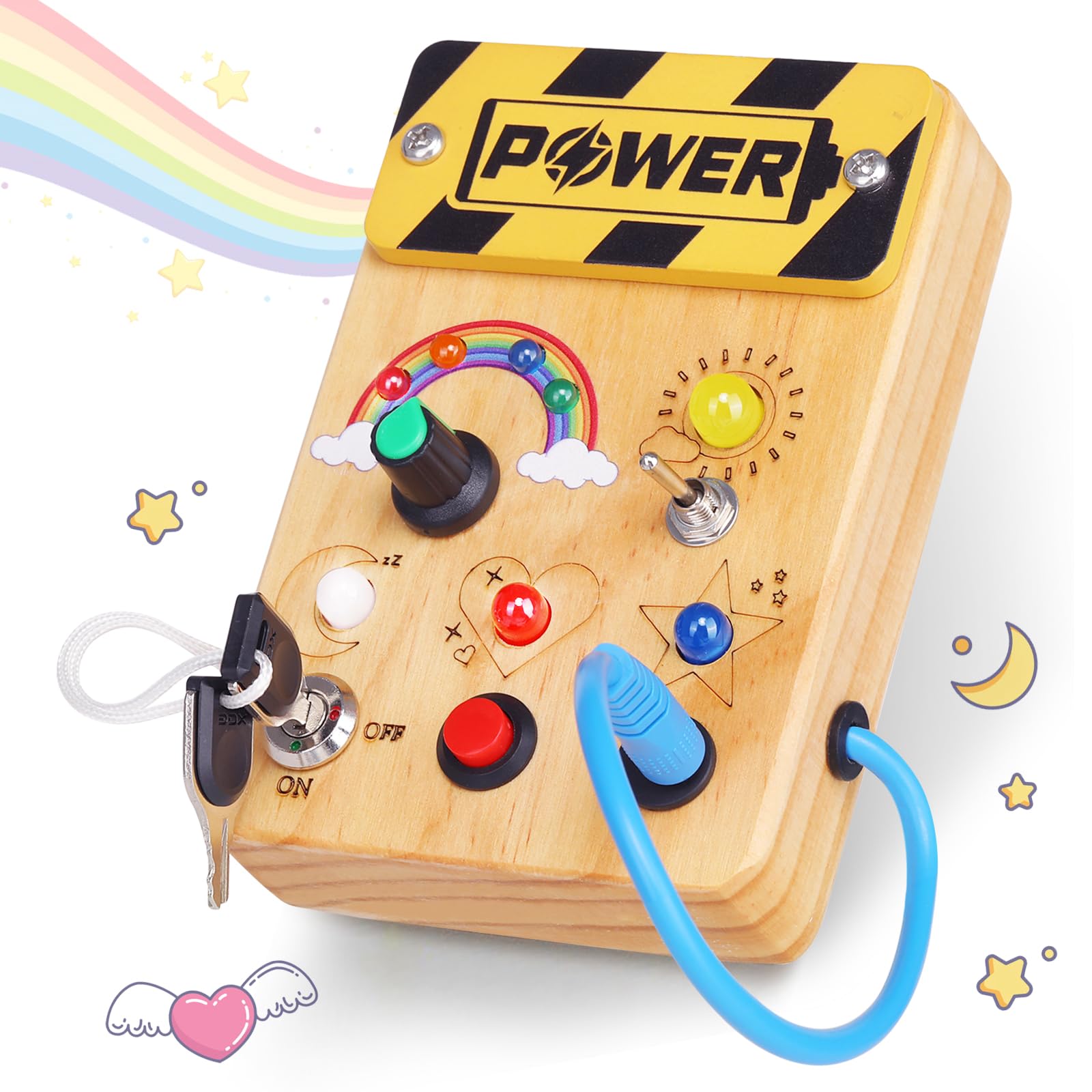 Switch Board for Toddlers Montessori Busy Board Toddler Busy Board ...