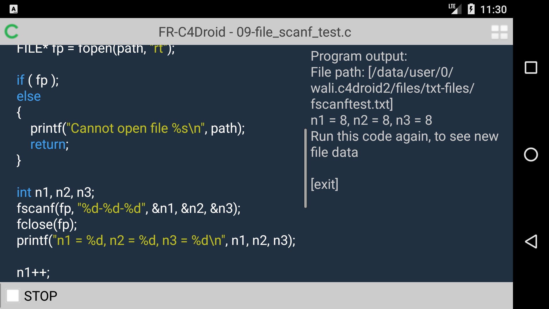 C4Droid - A simple C compiler and simulator. - App on Amazon Appstore