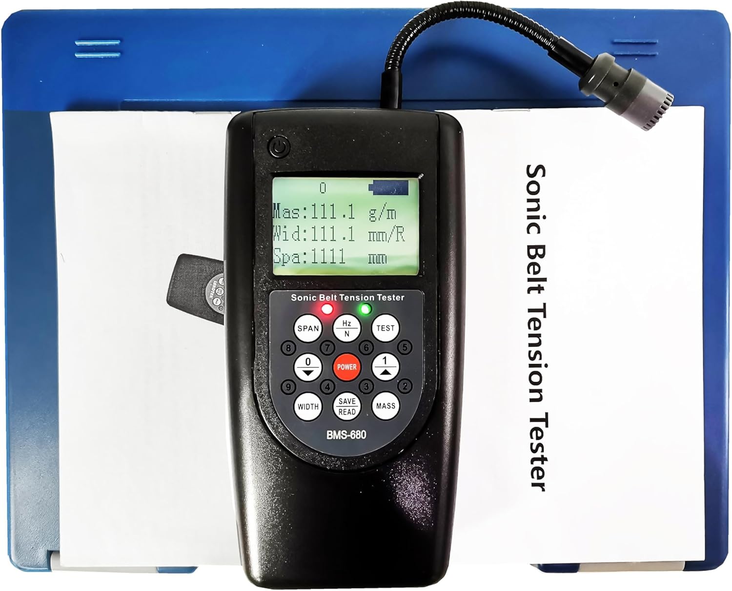 HFBTE Sonic Tension Meter Belt Tension Meter Acoustic Belt Tensionmeter ...