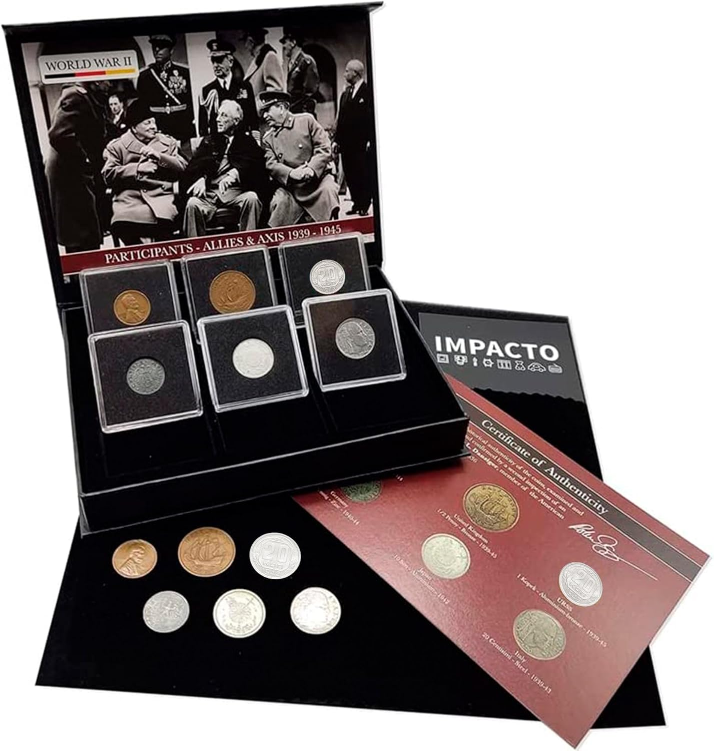 WW2 World Currency - 6 Coins Collection from Allies & Axis Powers 1939 ...