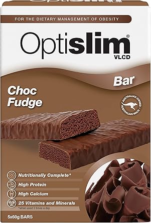 Optislim VLCD Meal Replacement Bar, High Pure Protein Bar, Low Carb ...
