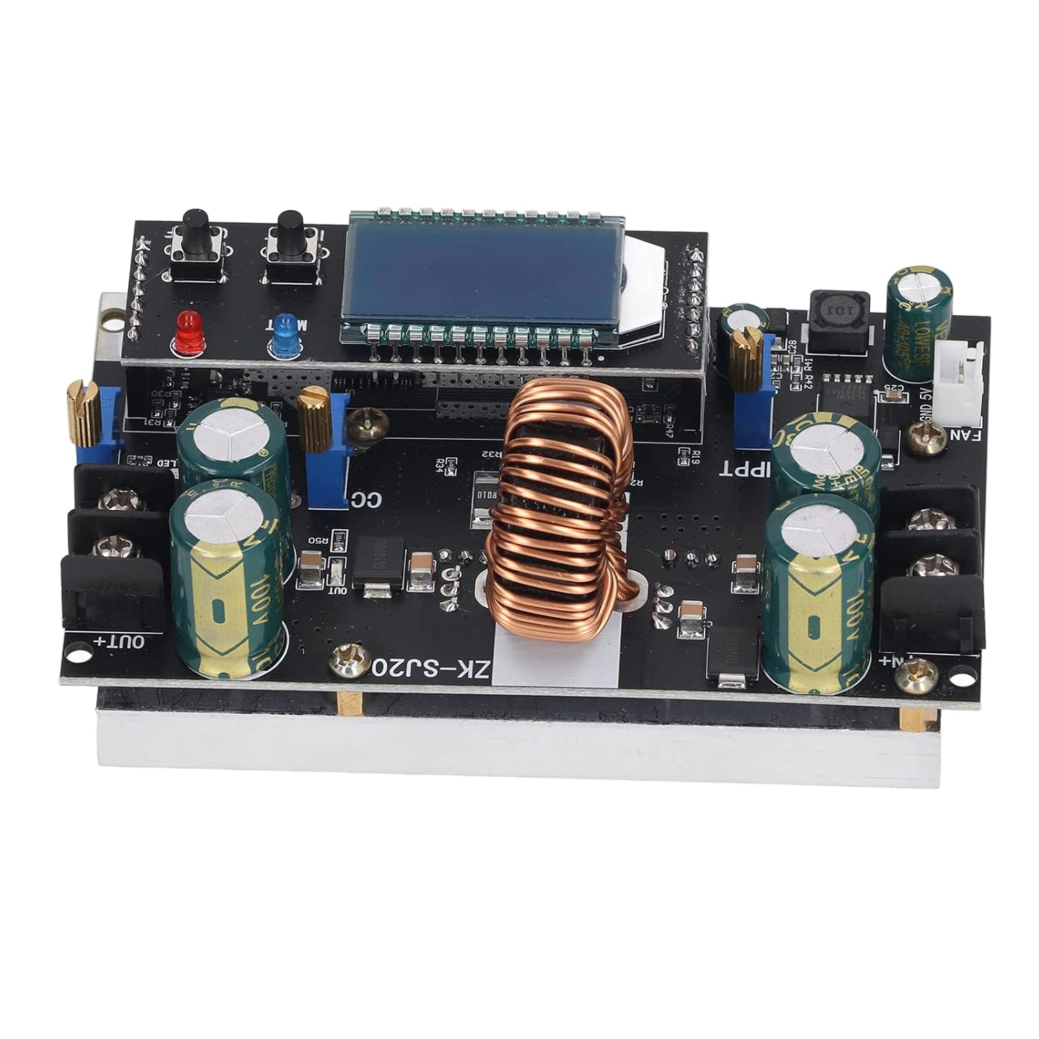 Amazon.com: Buck Boost Module, Adjustable Boost Buck Module LCD Display ...