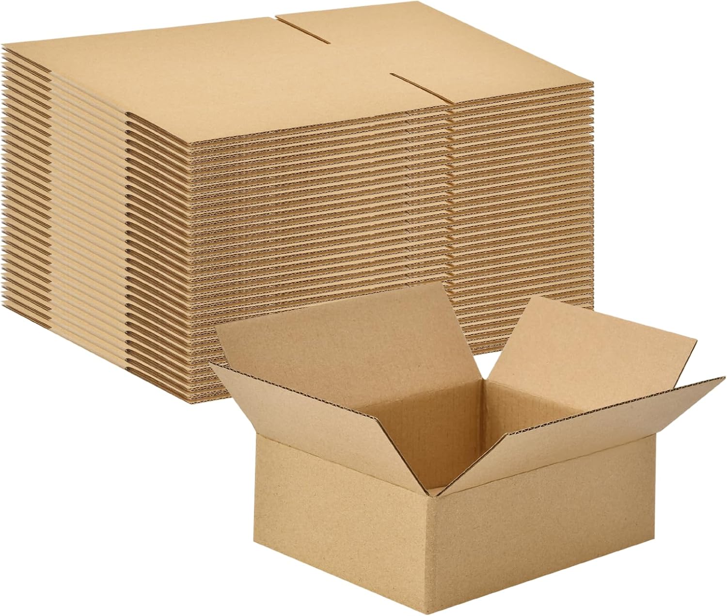 Amazon.com: EZALFTIN 30 Pack 6x4x2 inches Small Shipping Boxes Brown ...