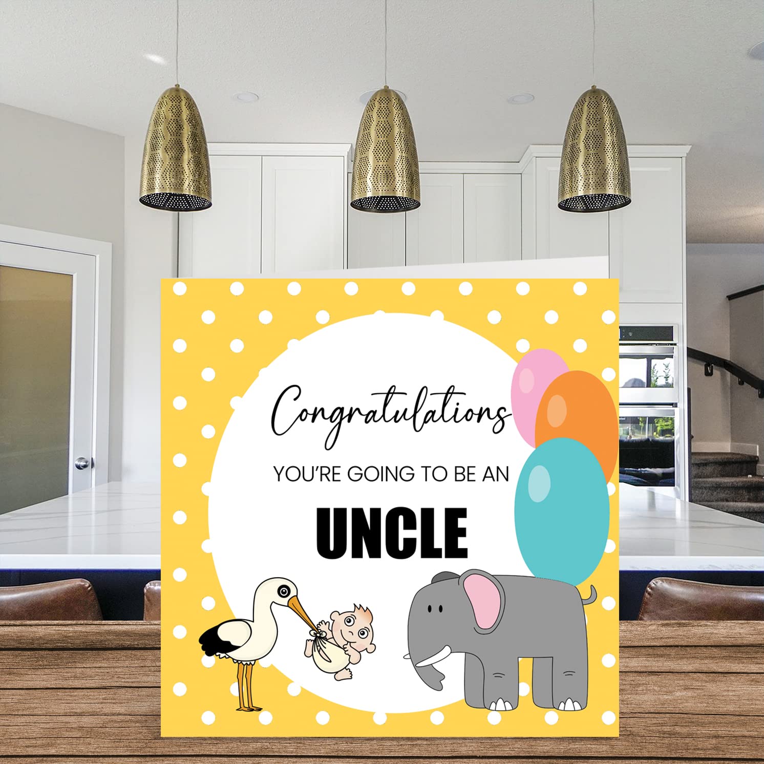 Congratulations On Your Baby Announcement Personalised Auntie, Uncle