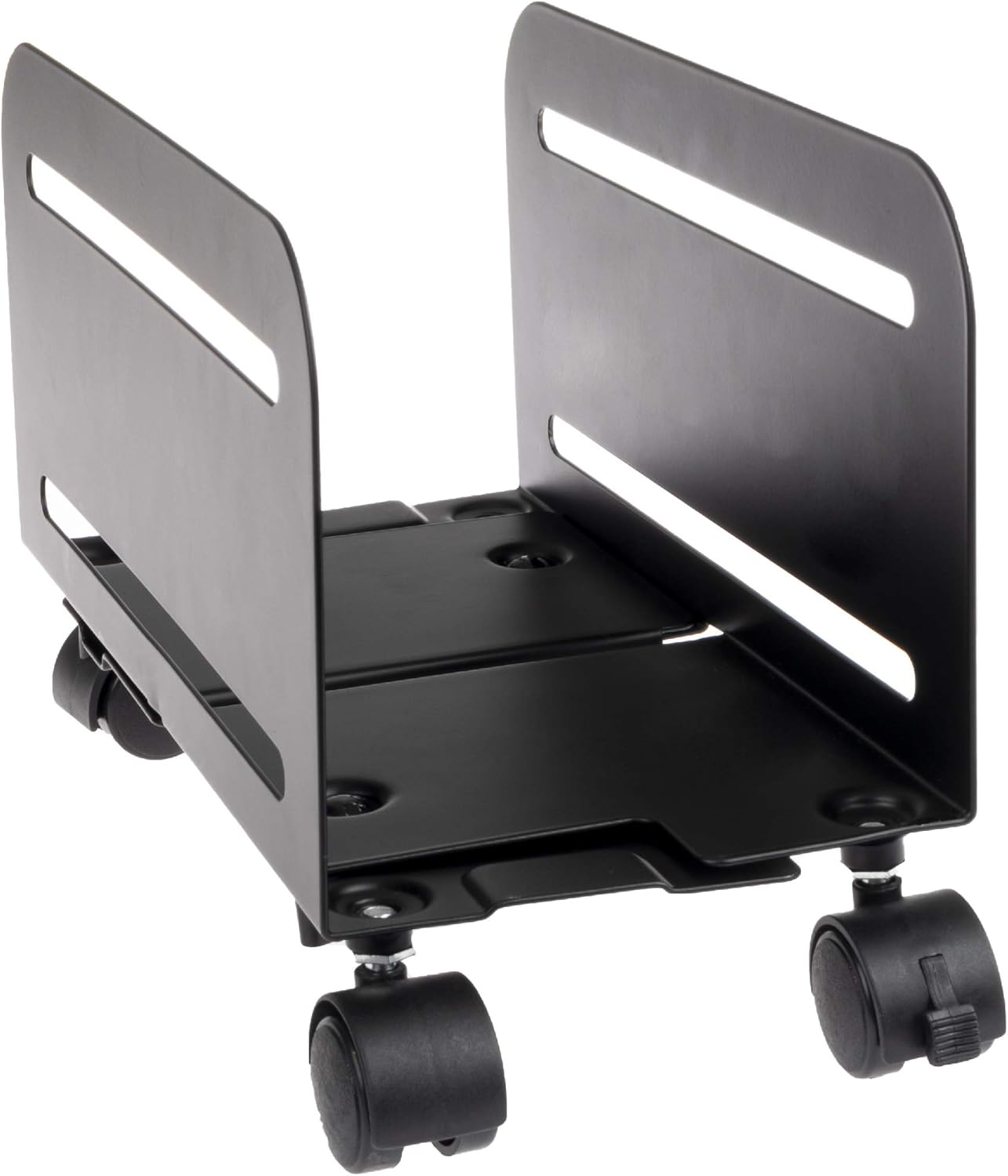 Adjustable PC Tower Stand with Wheels - Secure and Mobile CPU Holder ...