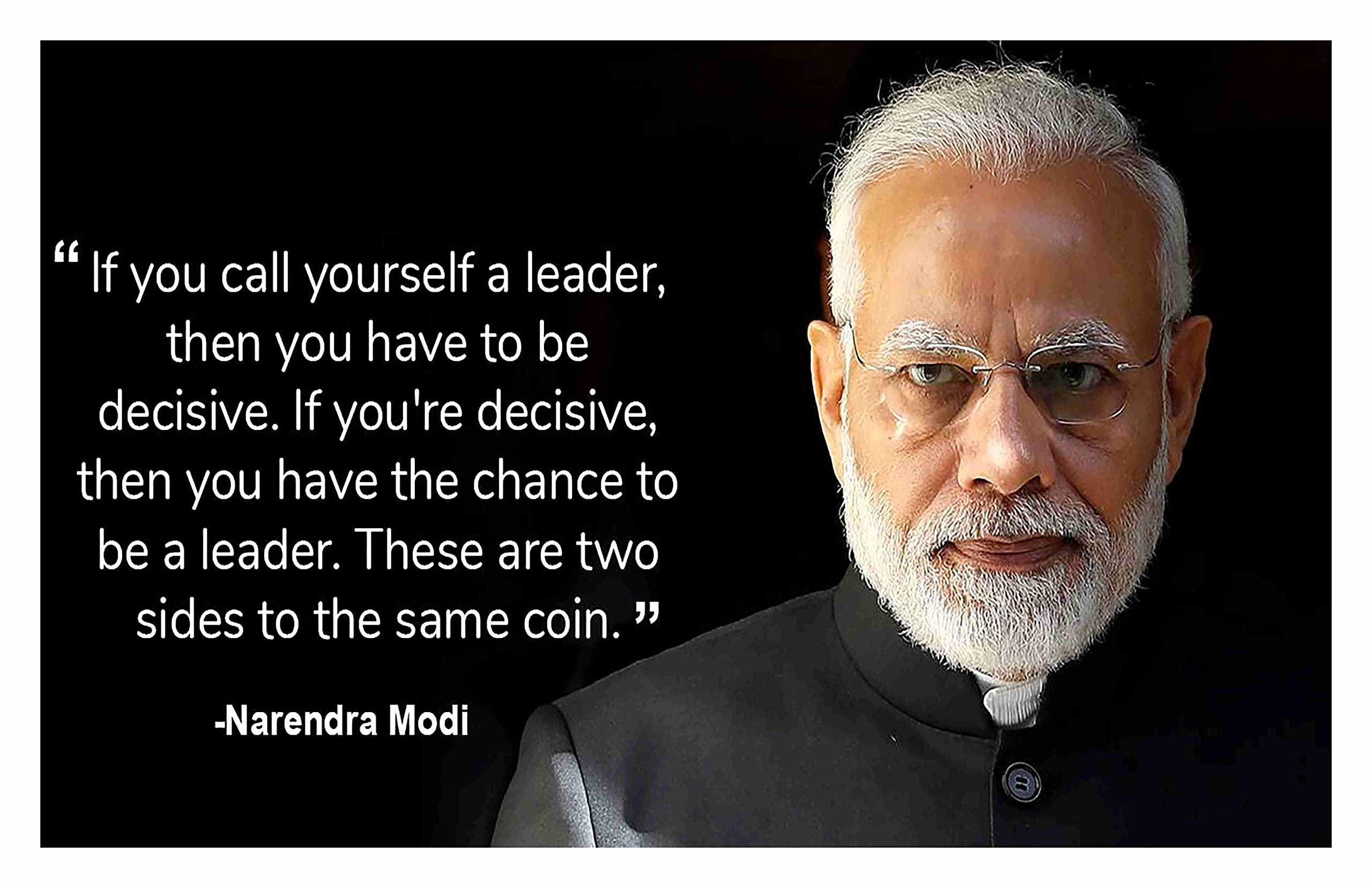 BALDAU PRINTS Narendra Modi Wall Poster For Room (Gloss Laminated ...