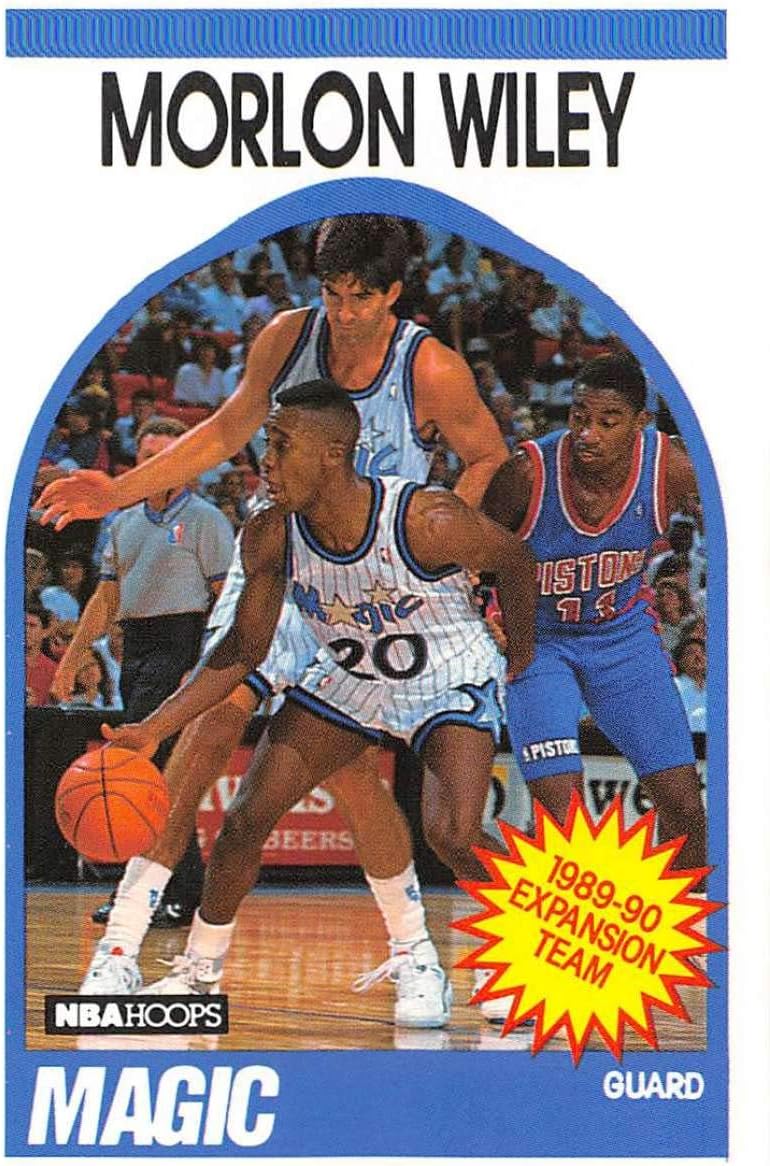 Amazon.com: 1989-90 Hoops Basketball #301 Morlon Wiley Orlando Magic ...