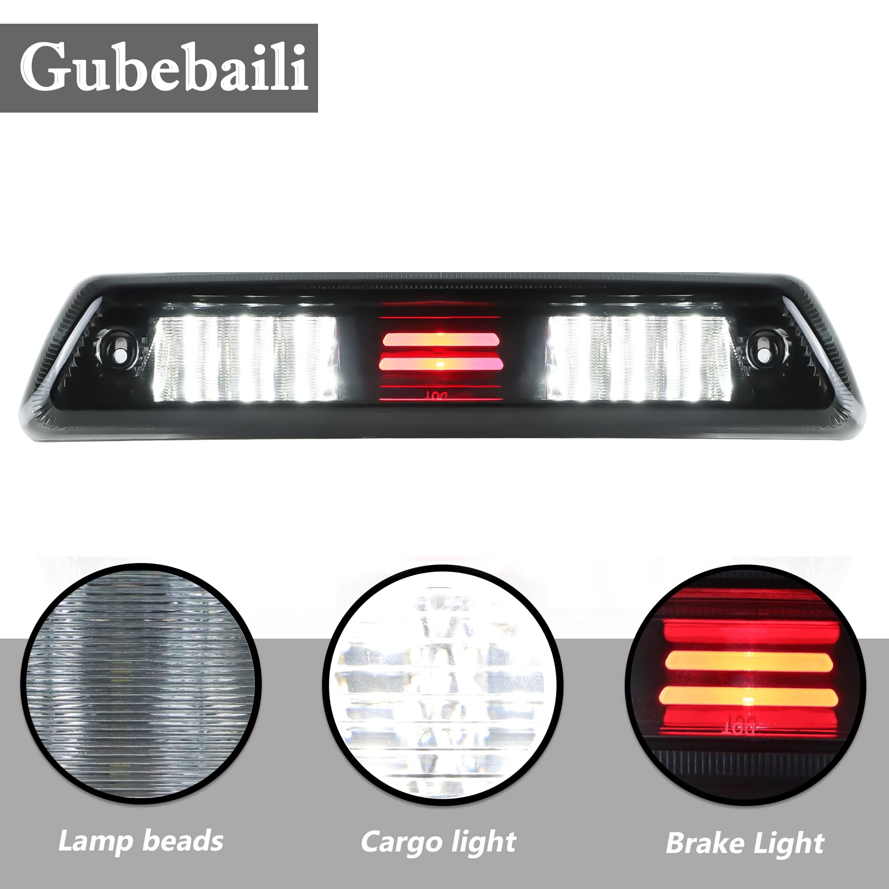 3rd Brake Light Led PIT66 LED 3rd Brake Light, Compatible With 09-14 ...