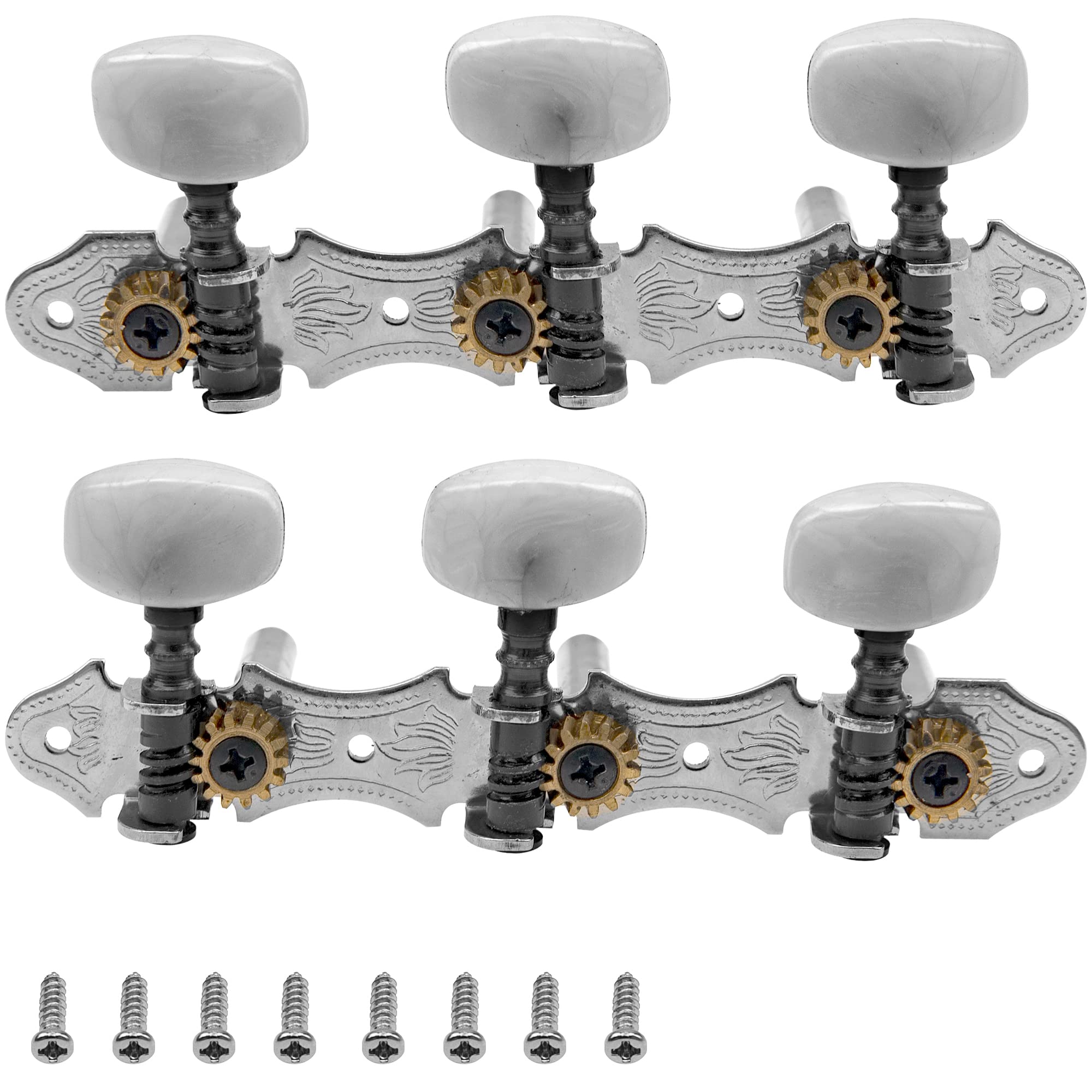 Amazon.com: Yootones Classical Guitar String Tuning Peg Tuners Machine ...