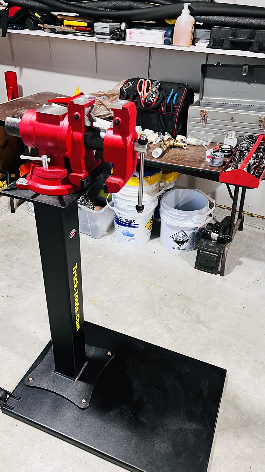 $37/mo - Finance Versa-Mount Mobile Vise and Grinder Floor Pedestal ...
