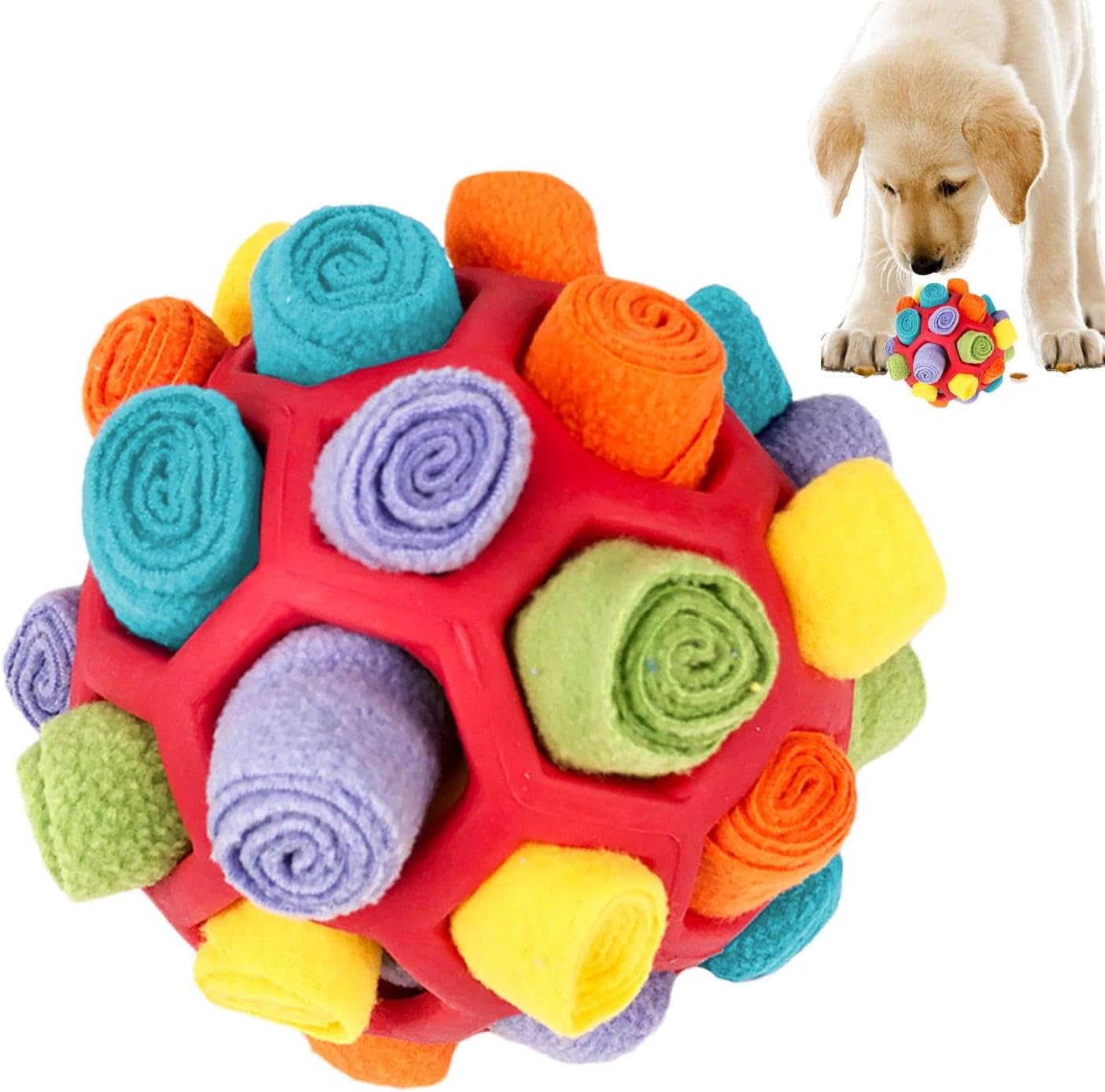 Yatlouba Snuffle Ball For Dogs | Enrichment Toys For Dogs | Colorful ...