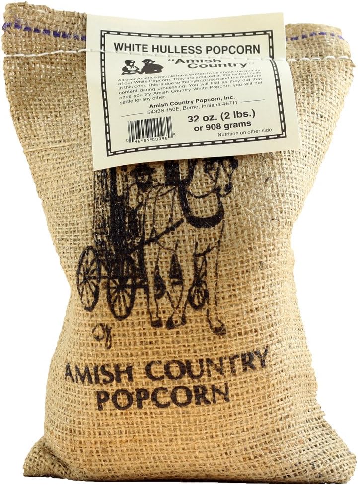 Amazon.com: Amish Country Popcorn - Baby White Extra Small and Tender ...