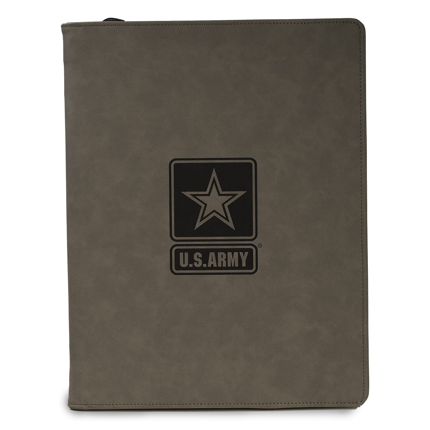 Amazon.com : US Army Multi-Compartment Zippered Padfolio, US Army ...