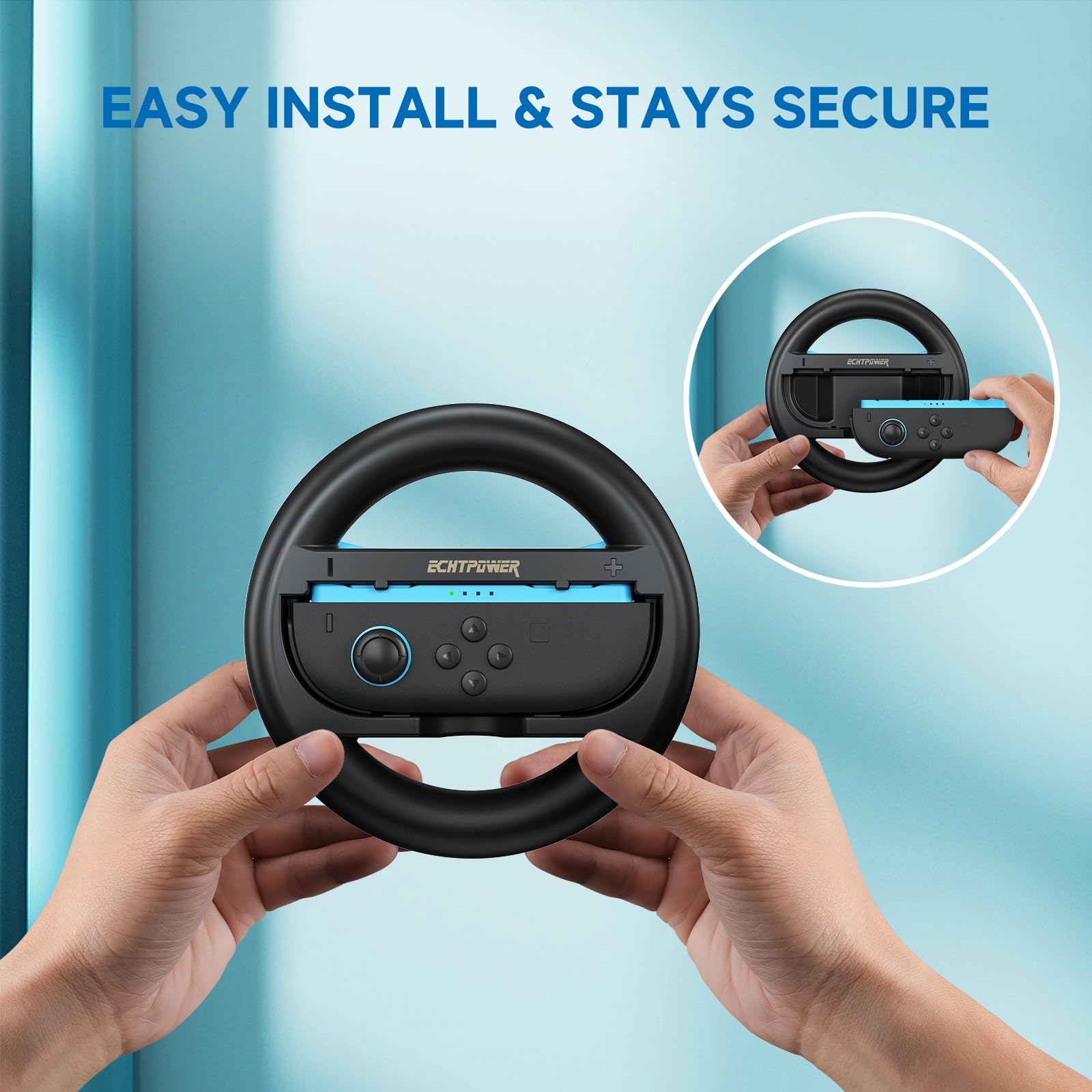 Snapklik.com : ECHTPower Steering Wheels For Nintendo Switch 2 (2025), Racing Wheels For Switch ...